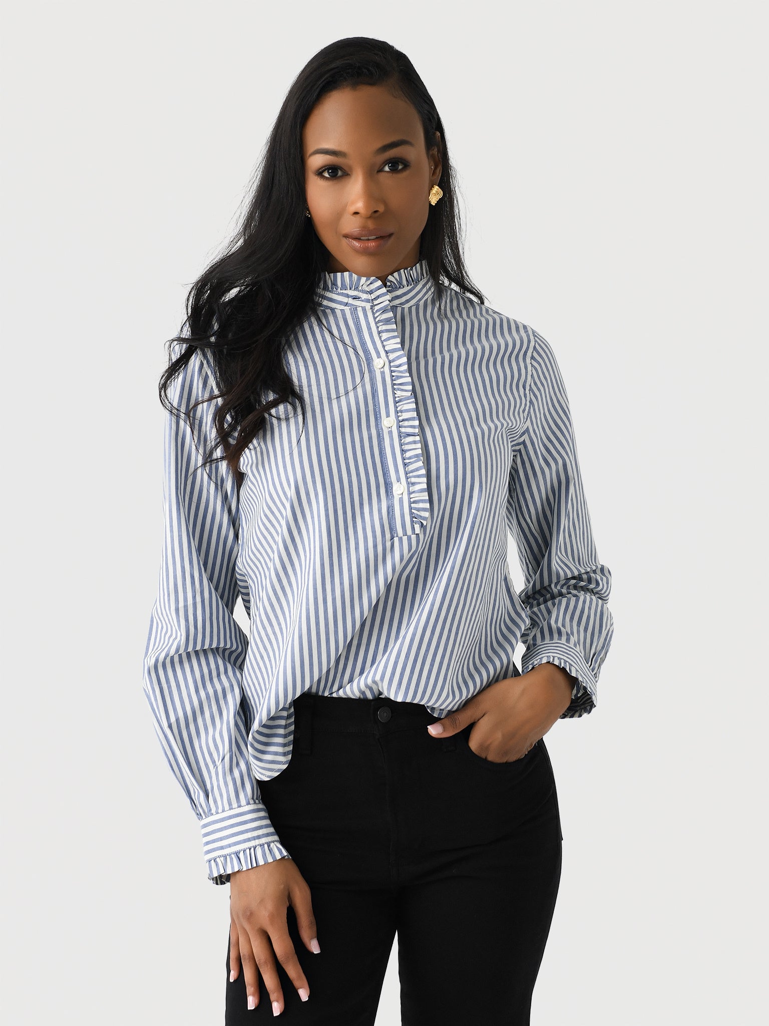 Trovata Women's Breezy Blouse | $238.00 | Saint Bernard