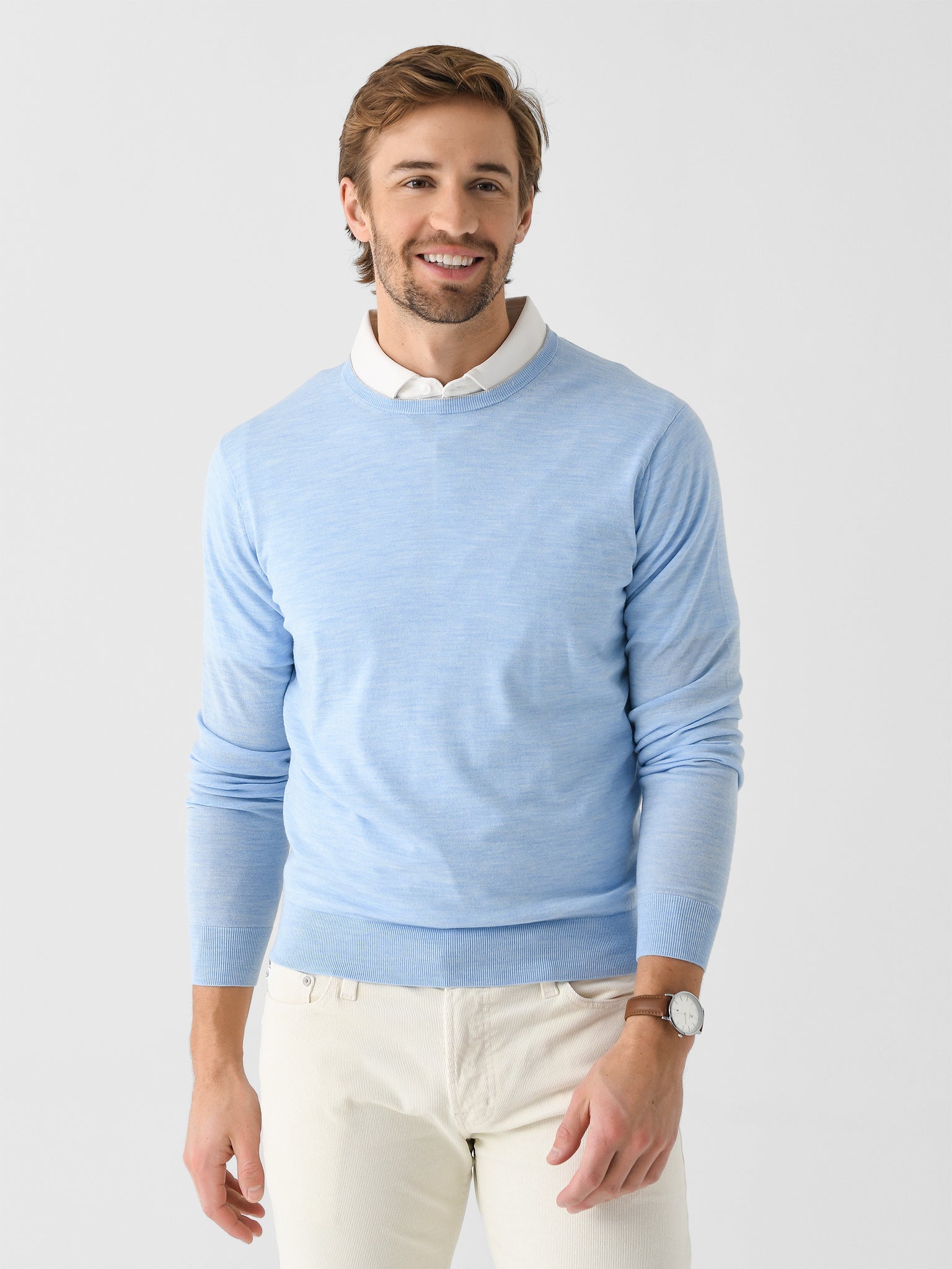 Peter Millar Crown Crafted Men's Excursionist Flex Crew | $325.00 | Saint Bernard