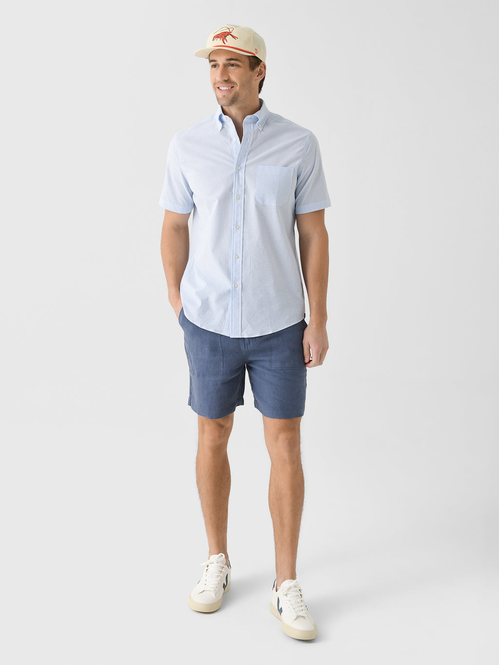 Southern Tide Men's Heritage Preserve Linen Short – Saint Bernard