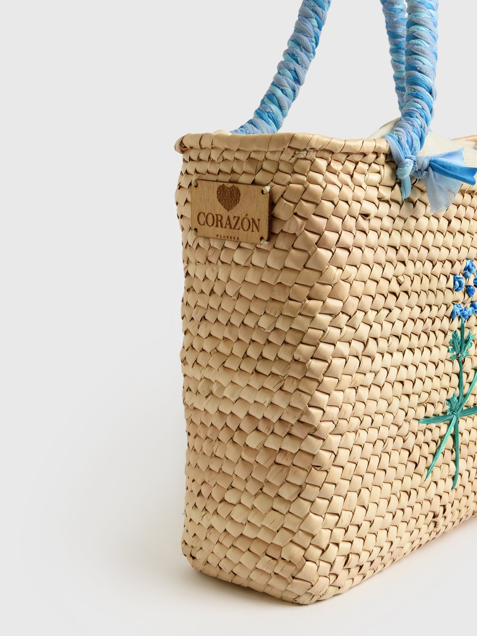 Corazon Playero Blue Bonnet Tote Bag | $295.00 | Saint Bernard