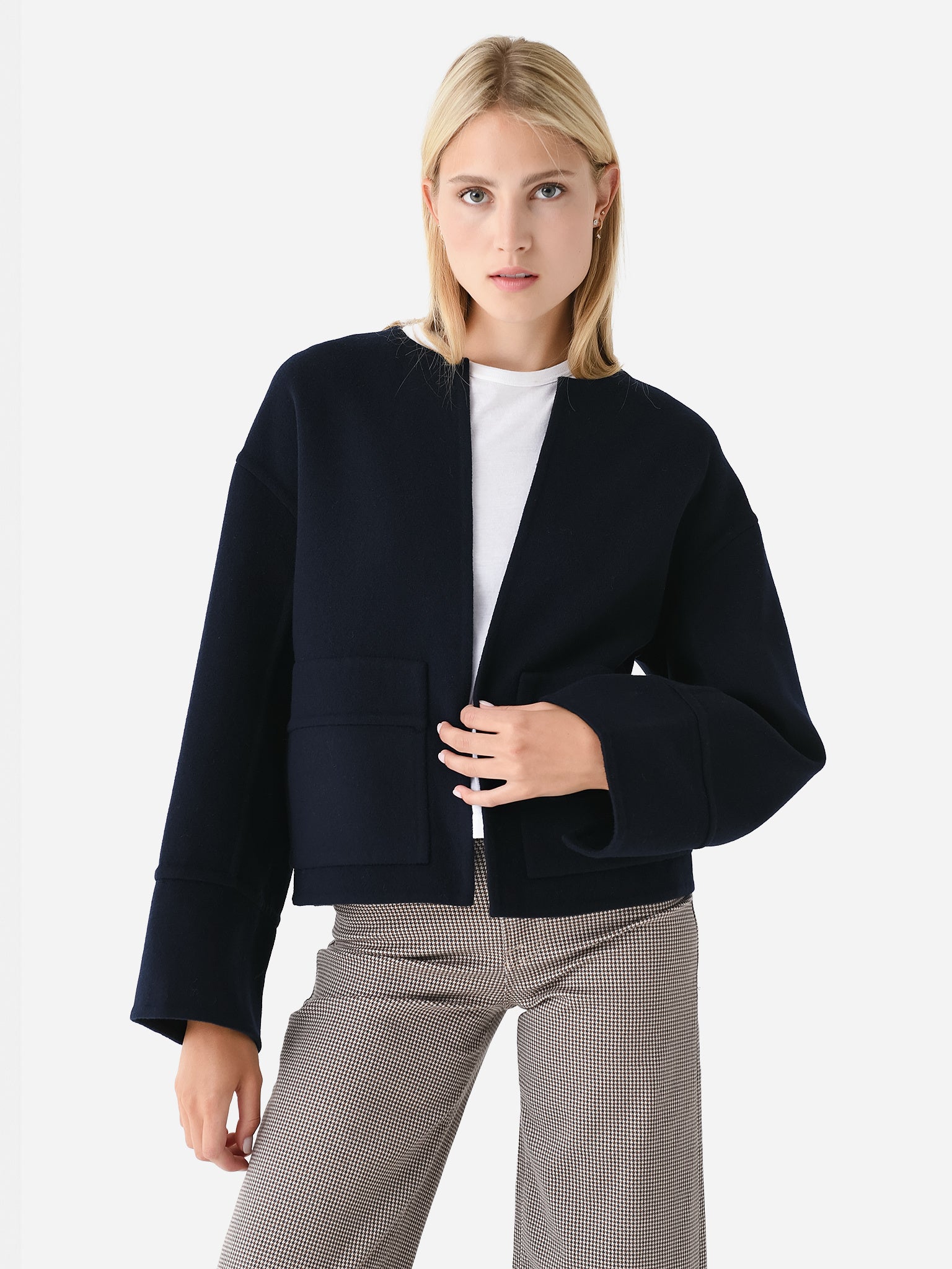 ALC Women's Finley Wool Cape Jacket | $795.00 | Saint Bernard
