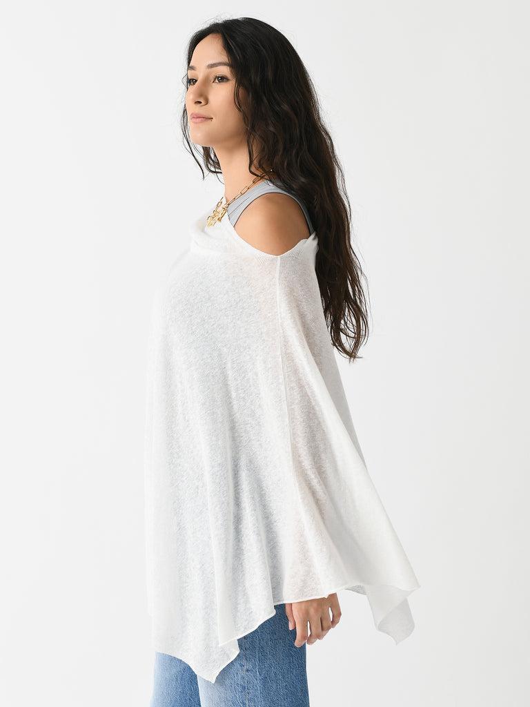 White + Warren Women's Linen Blend Two Way Topper – Saint Bernard