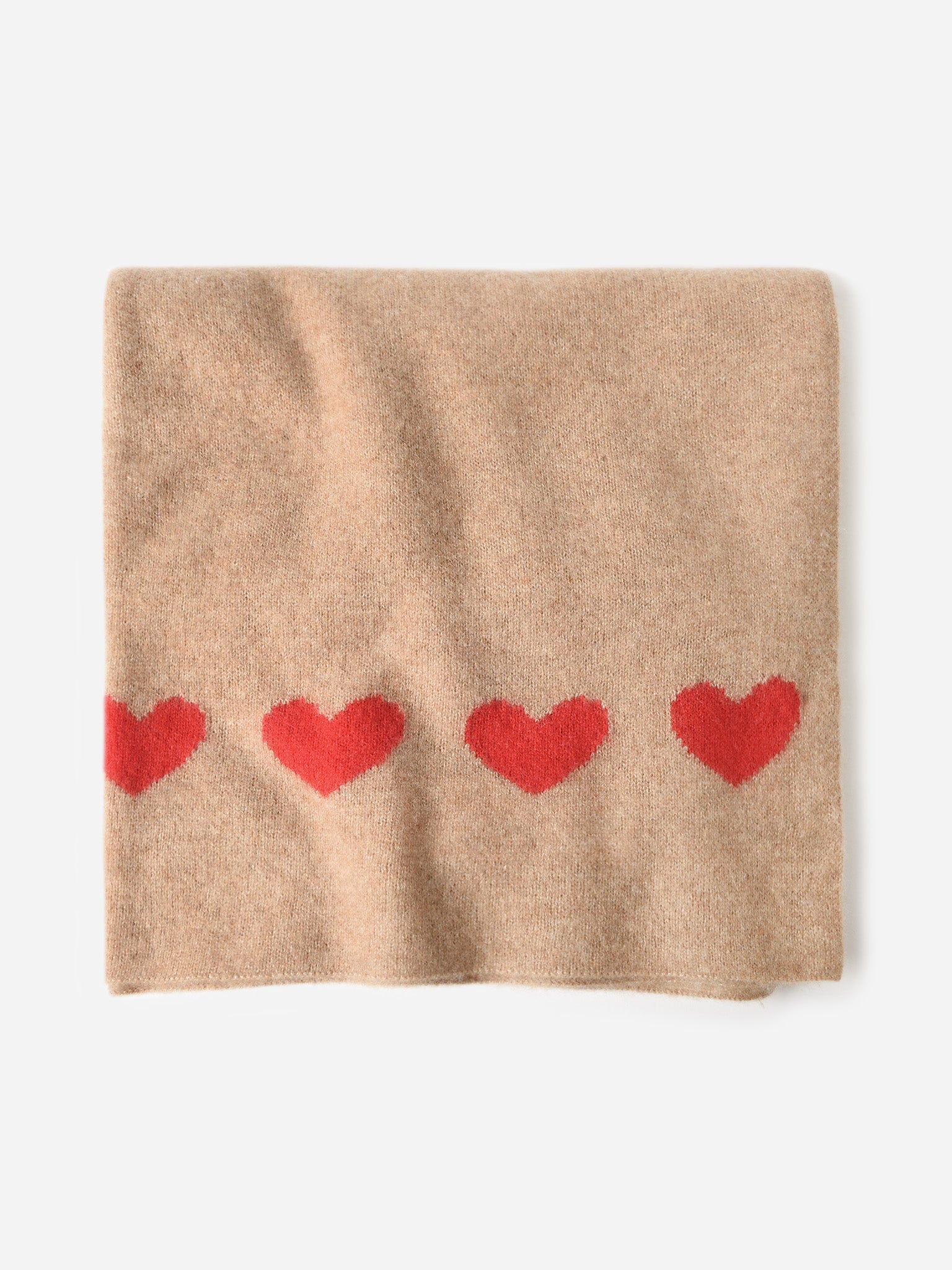 White + Warren Cashmere Heart Trim Scarf – Saint Bernard