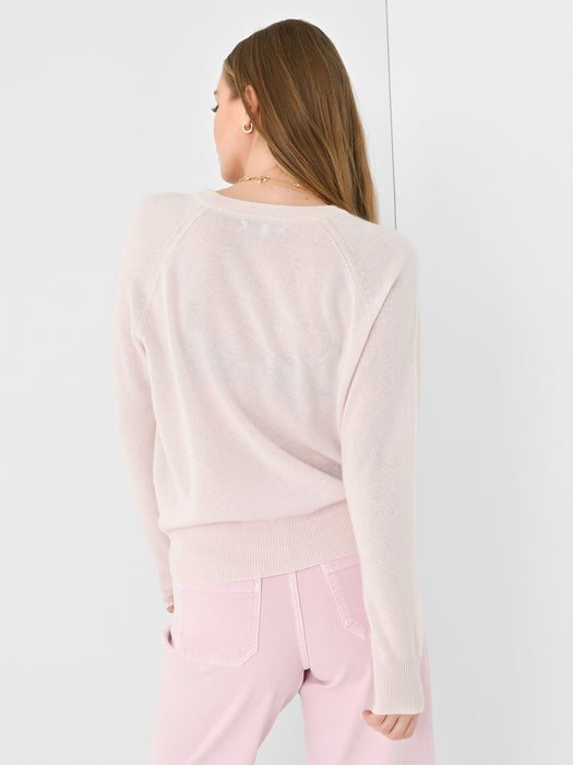 White + Warren Women's Cashmere Embroidered Heart Sweater – Saint Bernard