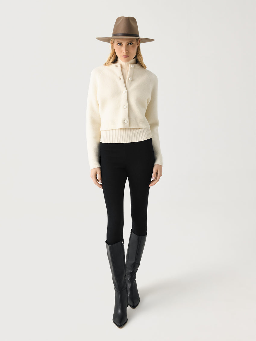 White + Warren Women's Merino Cashmere Bouclé Jacket – Saint Bernard