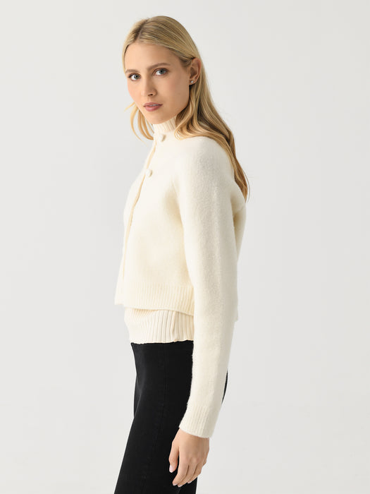 White + Warren Women's Merino Cashmere Bouclé Jacket – Saint Bernard