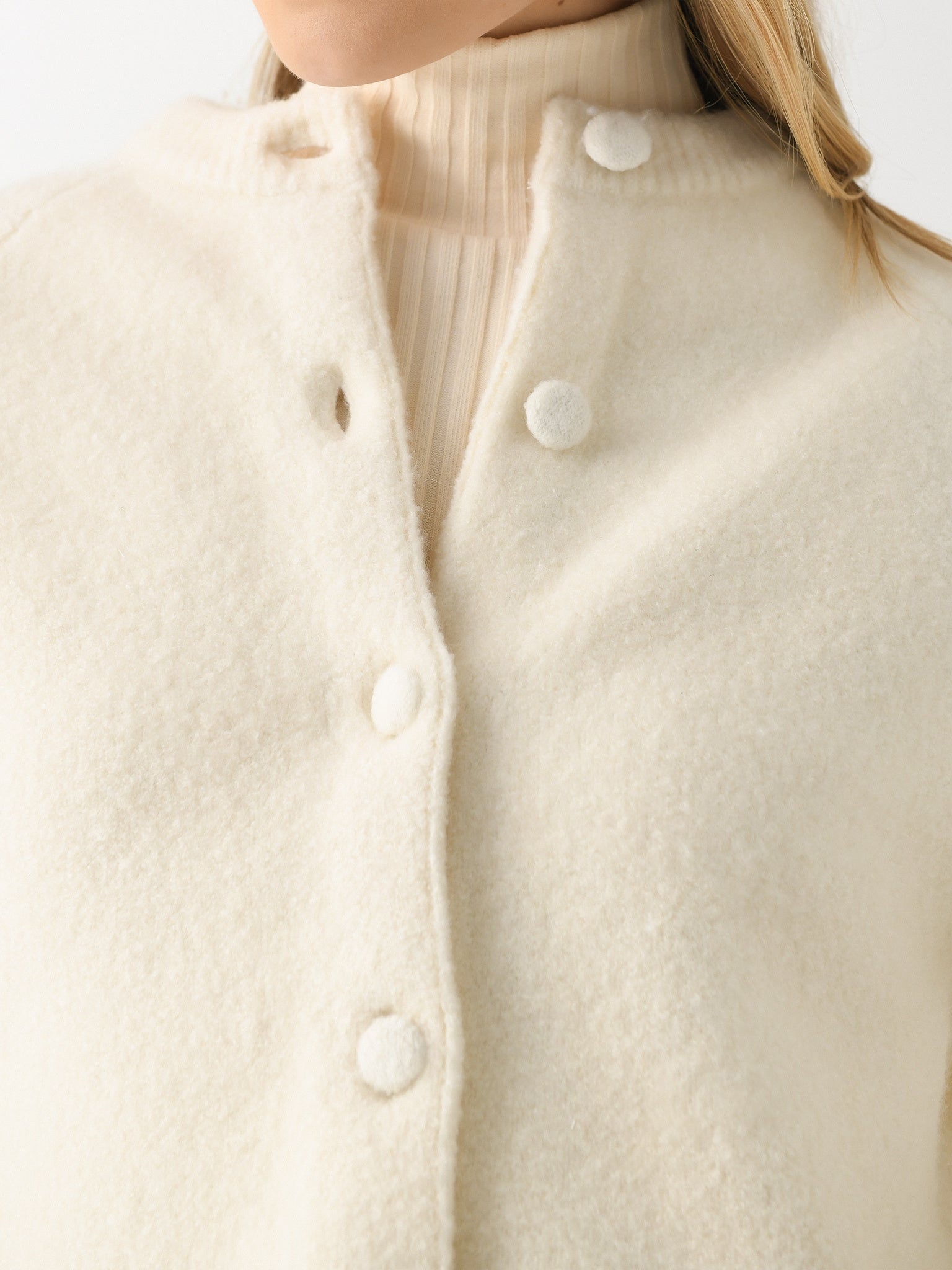 White + Warren Women's Merino Cashmere Bouclé Jacket | $445.00 | Saint ...