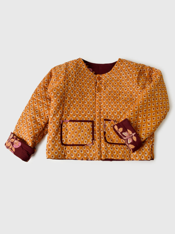 Pink Chicken Girls' Reversible Quilted Jacket – Saint Bernard
