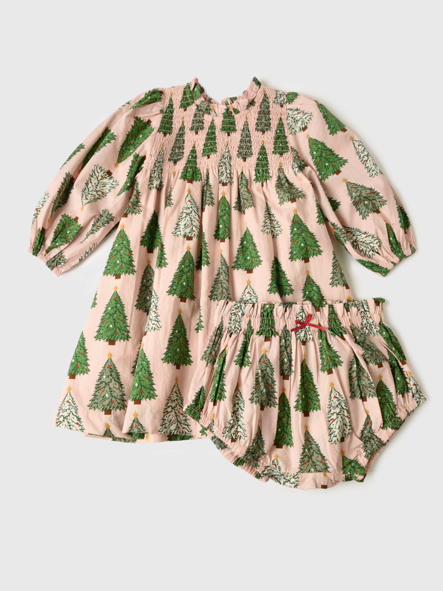 Pink Chicken Baby Girls' Stevie Puff Sleeve Dress Set | $92.00 | Saint ...