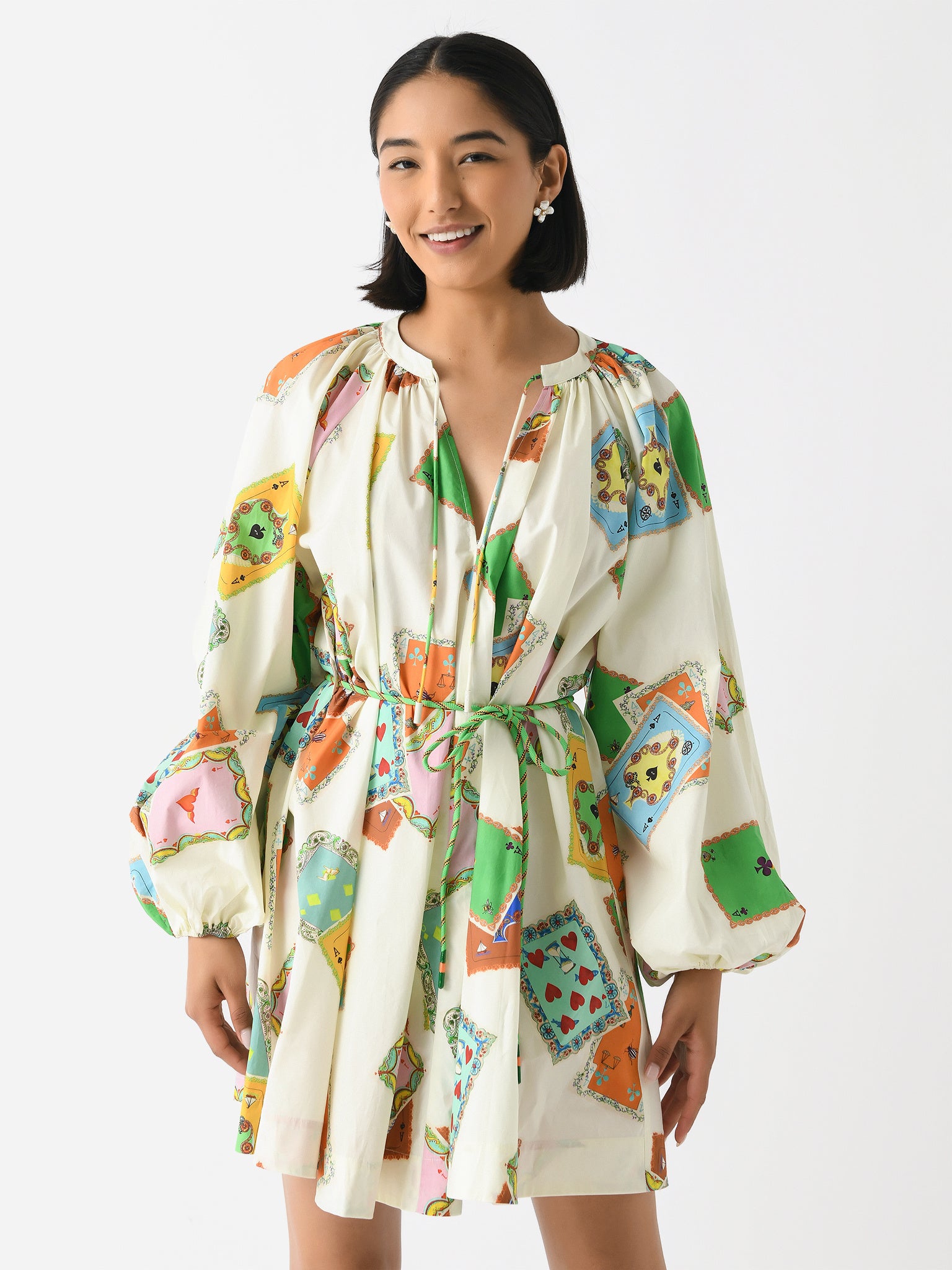 Alemais Women's Rummy Long Sleeve Mini Dress – saintbernard.com