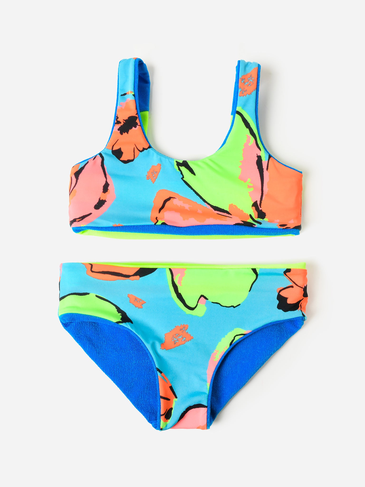 Maaji Girls' Ocean Blue Iceland Bikini Set | $66.00 | Saint Bernard