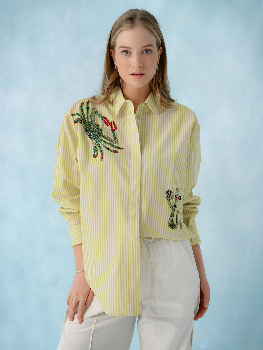 Alemais Women's Seb Embellished Shirt – Saint Bernard