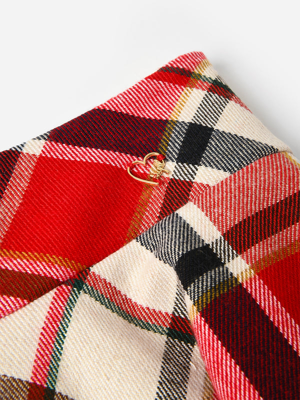 Mayoral Girls' Check Skirt - Saint Bernard