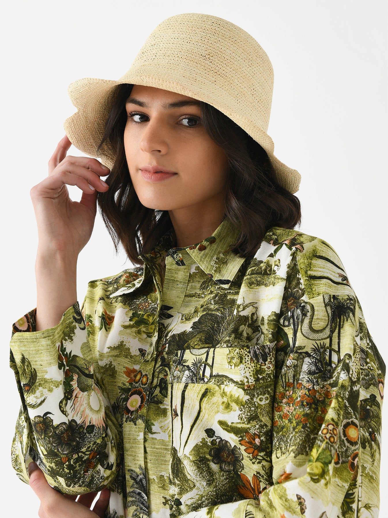 Freya Women's Scallop Crochet Bucket Hat | $262.00 | Saint Bernard