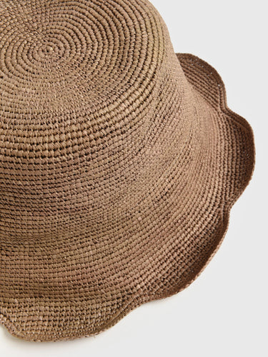 Freya Women's Scallop Crochet Bucket Hat – Saint Bernard