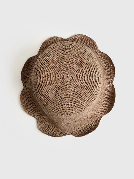 Freya Women's Packable Scallop Crochet Bucket Hat | $262.00 | Saint Bernard