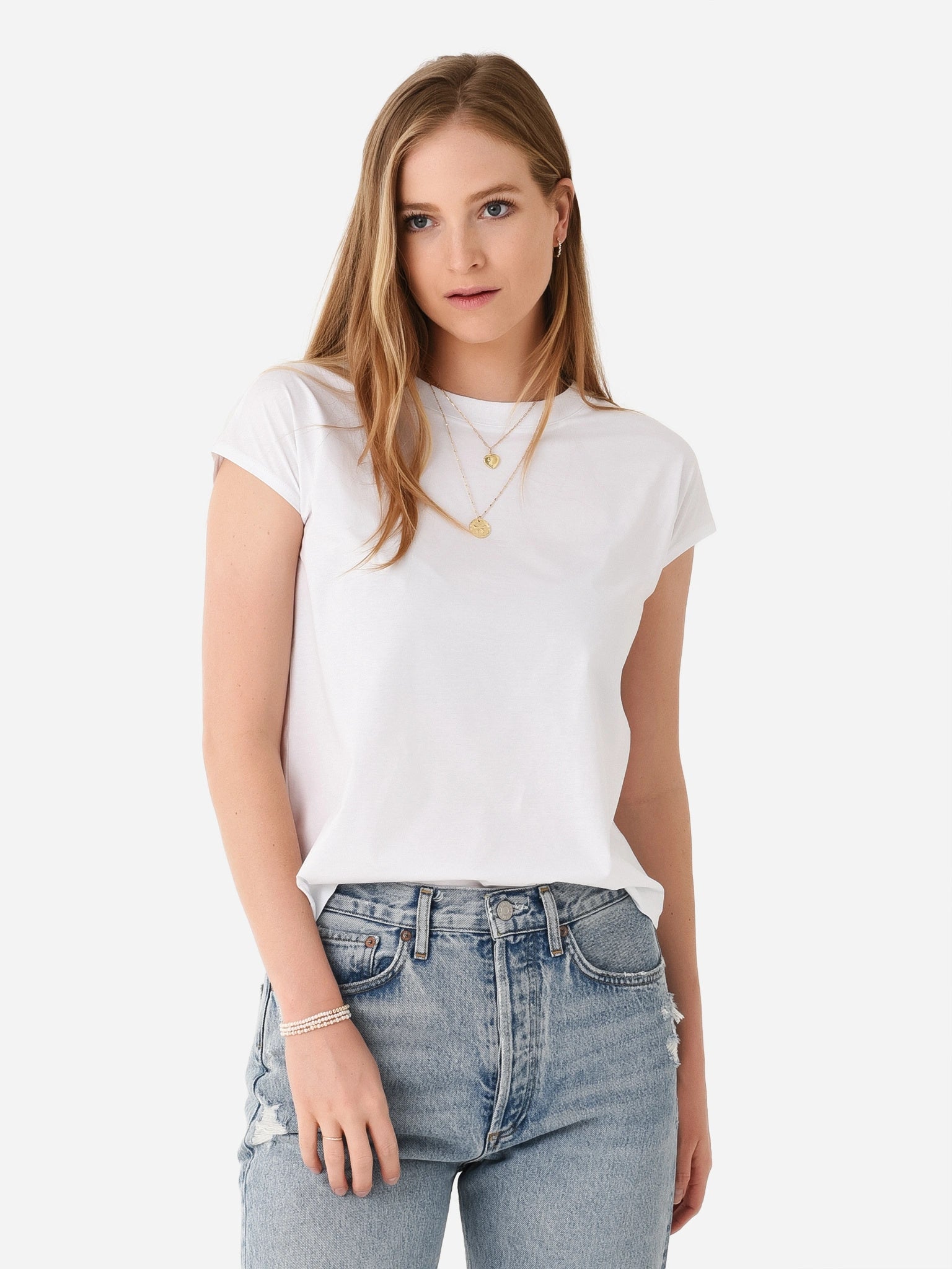 Organic John Patrick Women's Capri Tee | $80.90 | Saint Bernard