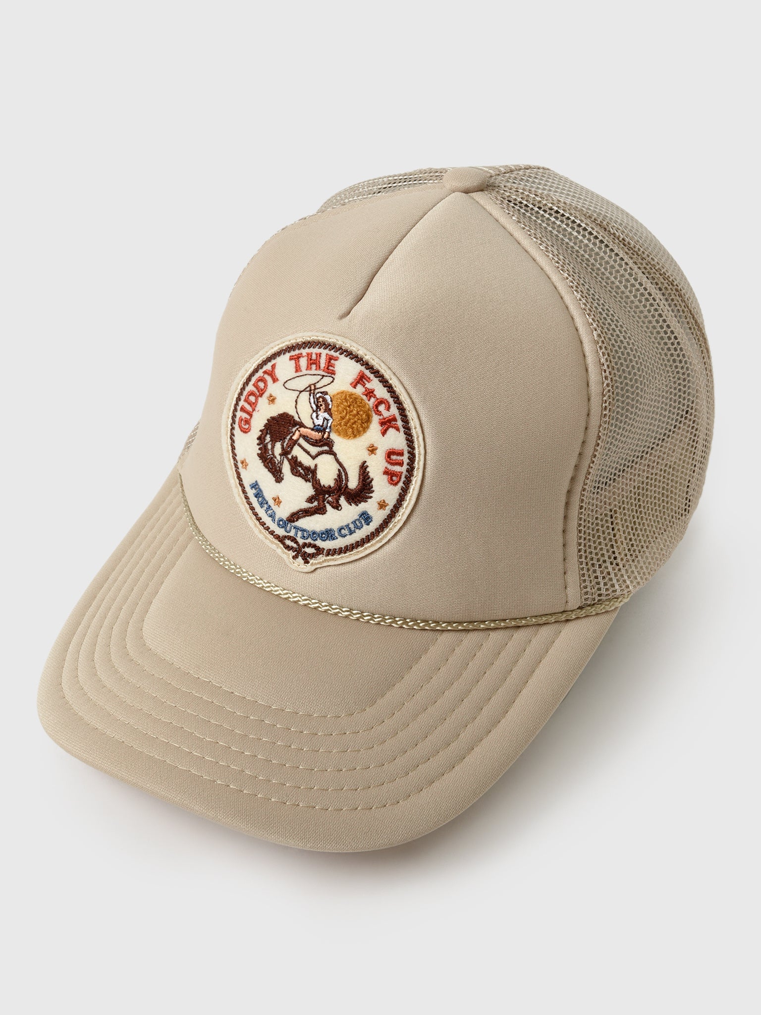 Freya Women's Giddy The F*ck Up Trucker Hat | $48.00 | Saint Bernard