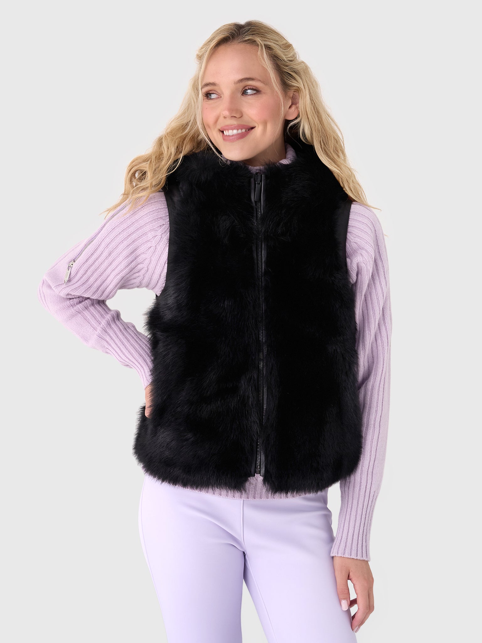 Vonn Women's Ella Reversible Fur Vest – Saint Bernard