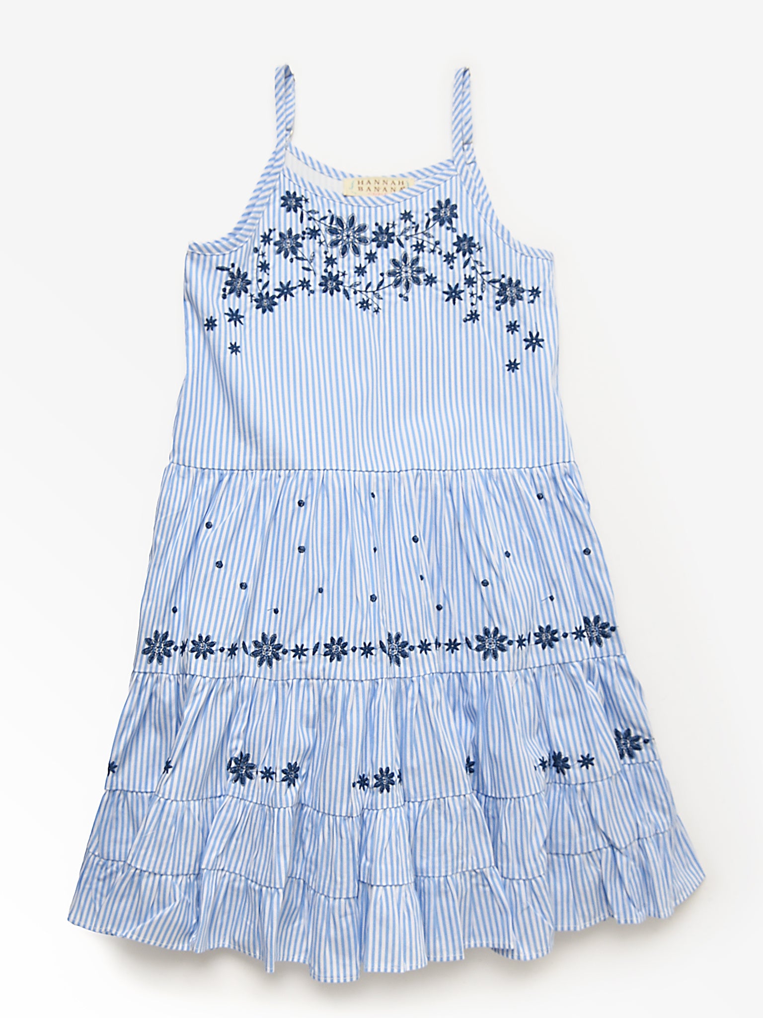 Hannah Banana Girls' Tiered Embroidered Sundress | $102.00 | Saint Bernard