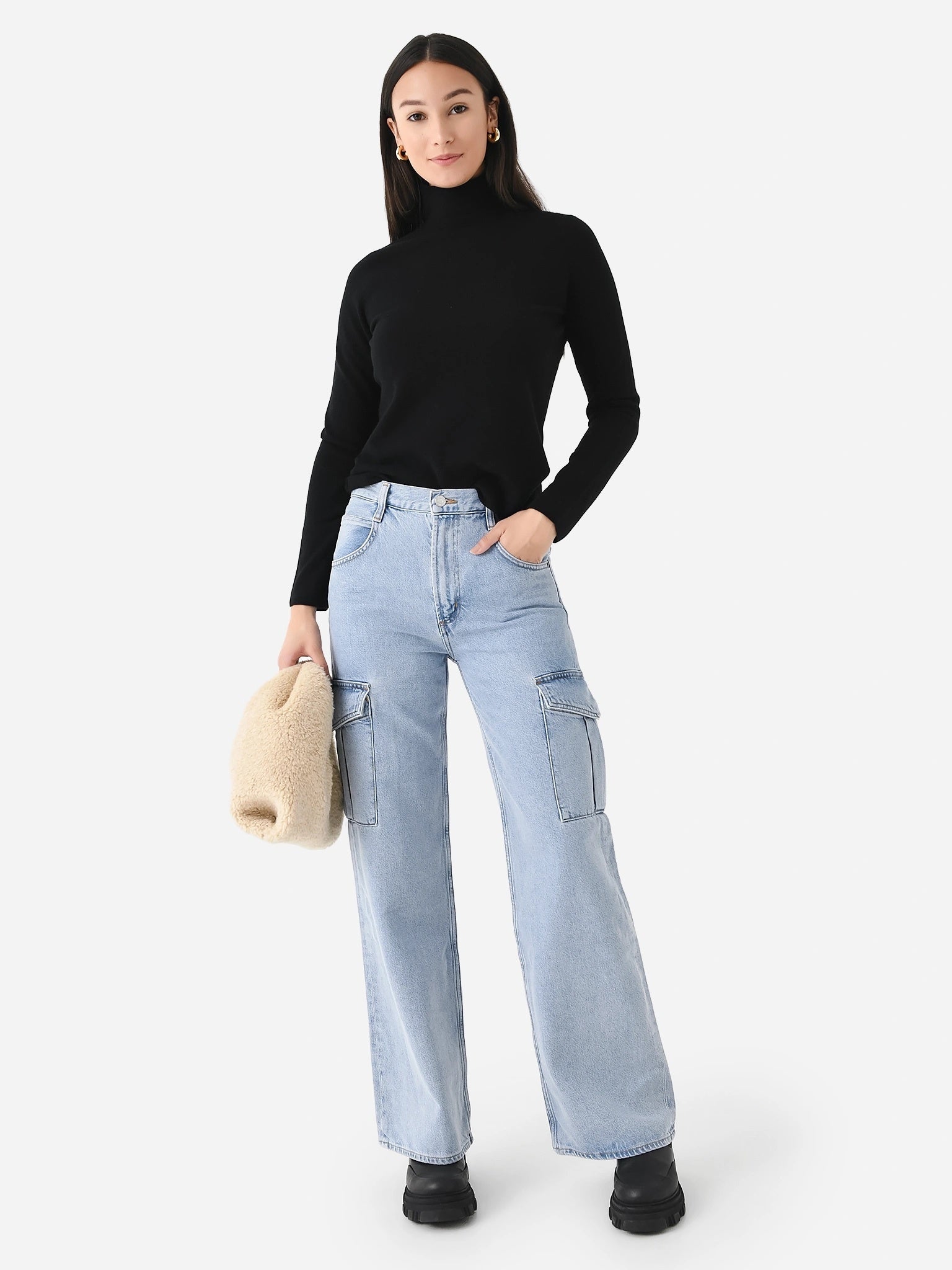Agolde Women's Minka Cargo Jean – saintbernard.com