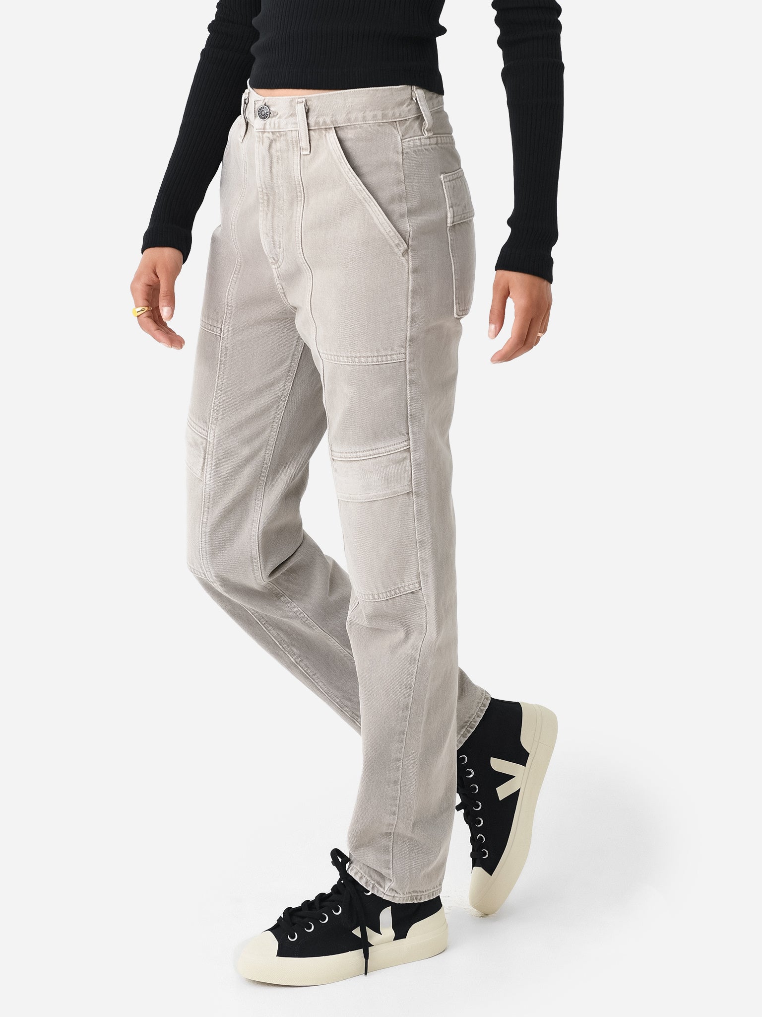 Agolde Women's Cooper Cargo Jean - Saint Bernard