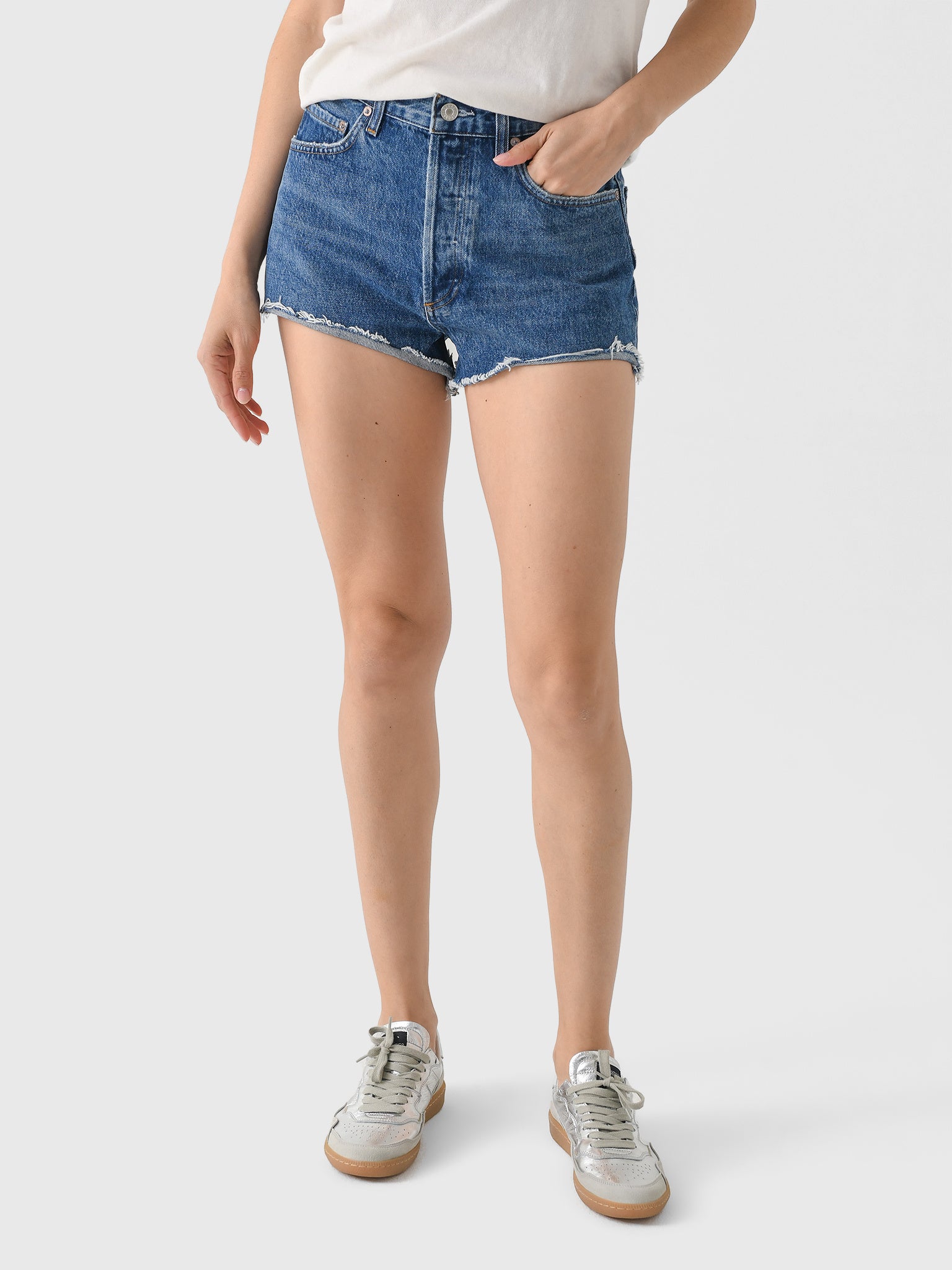 Agolde Women's Ridley Vintage Short | $148.00 | Saint Bernard