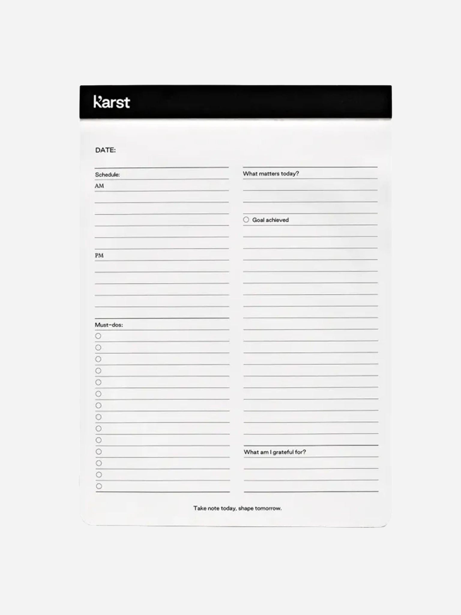 Karst Stone Paper A5 Daily Action Pad | $18.00 | Saint Bernard