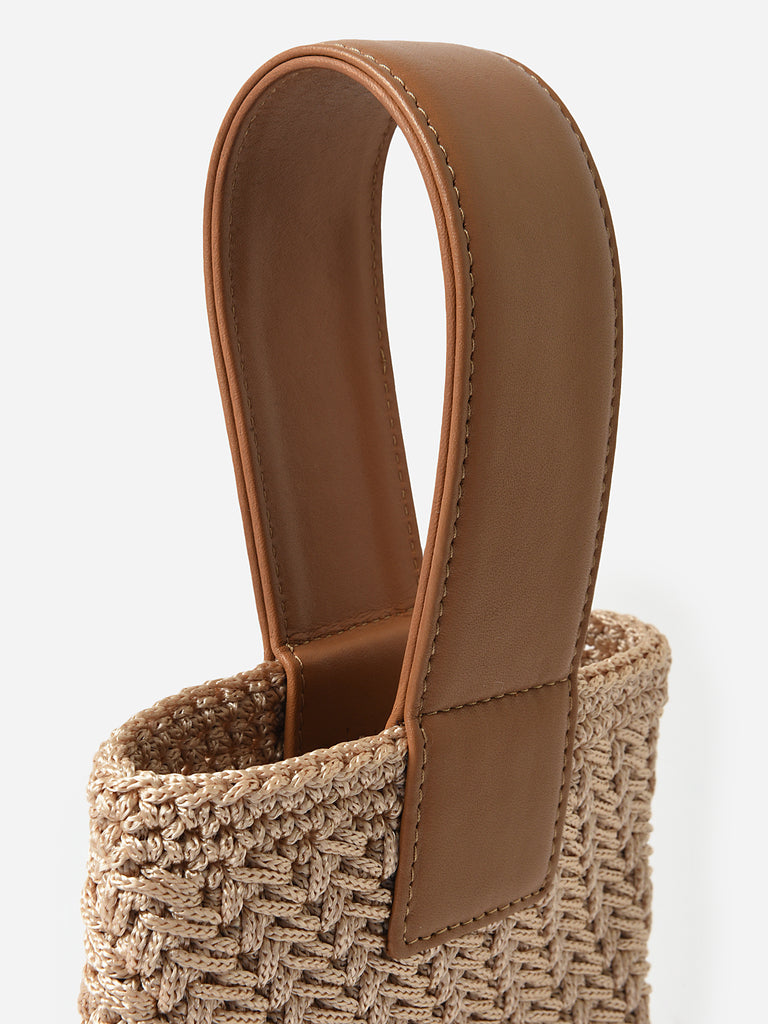 Binge Knitting Amaya Mini Square Tote – Saint Bernard