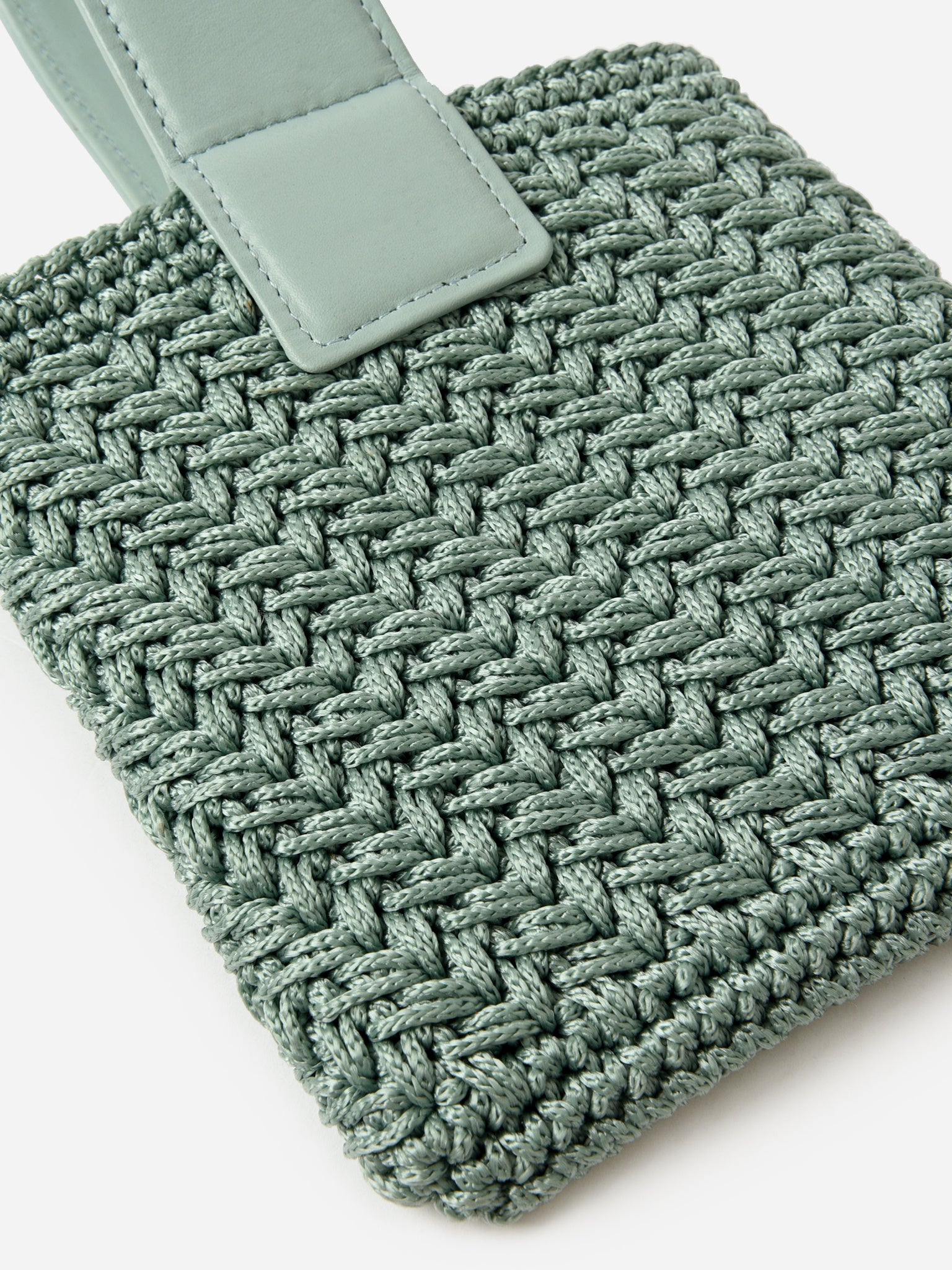 Binge Knitting Amaya Mini Square Tote | $45.90 | Saint Bernard