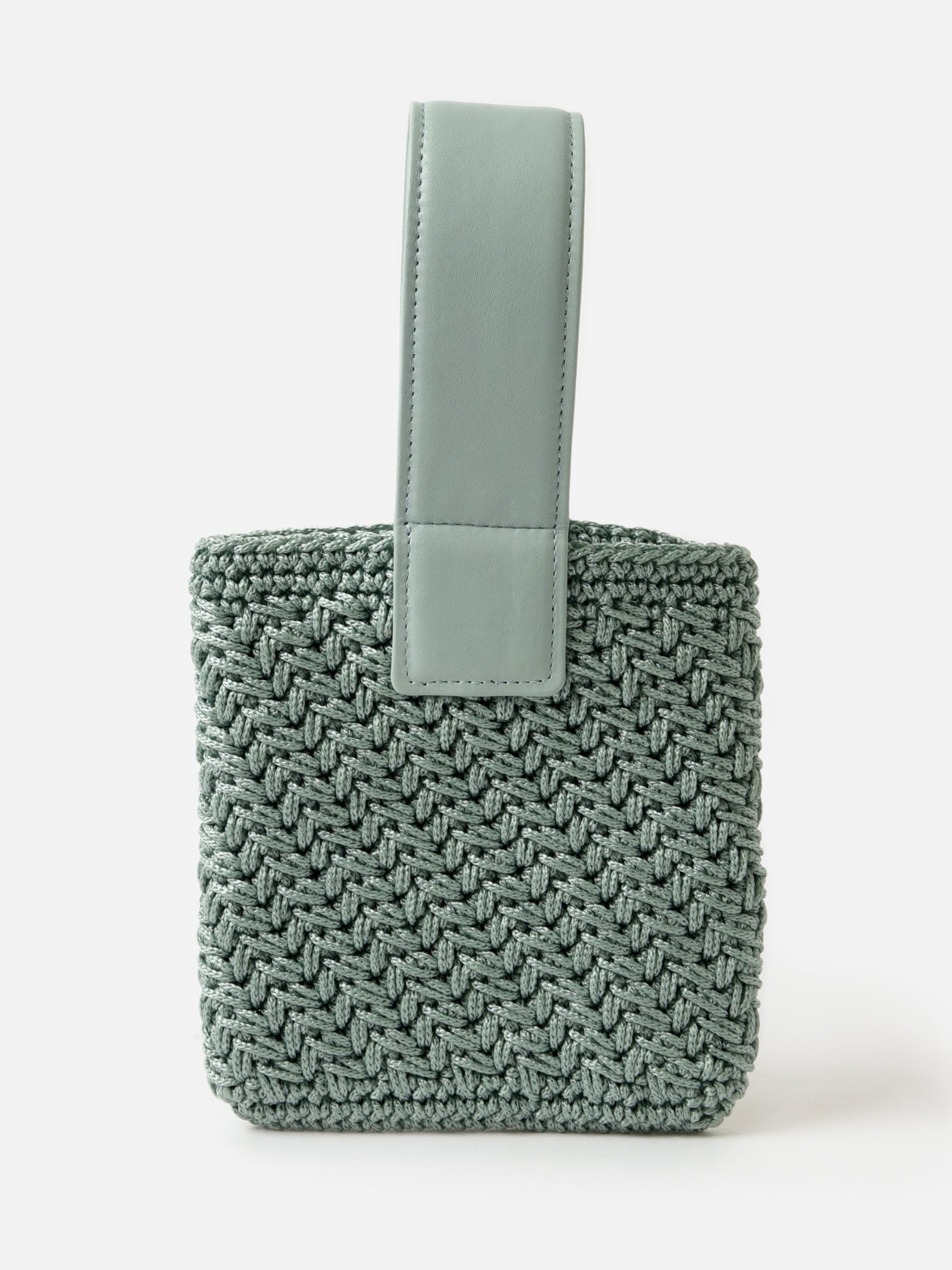 Binge Knitting Amaya Mini Square Tote | $185.00 | Saint Bernard