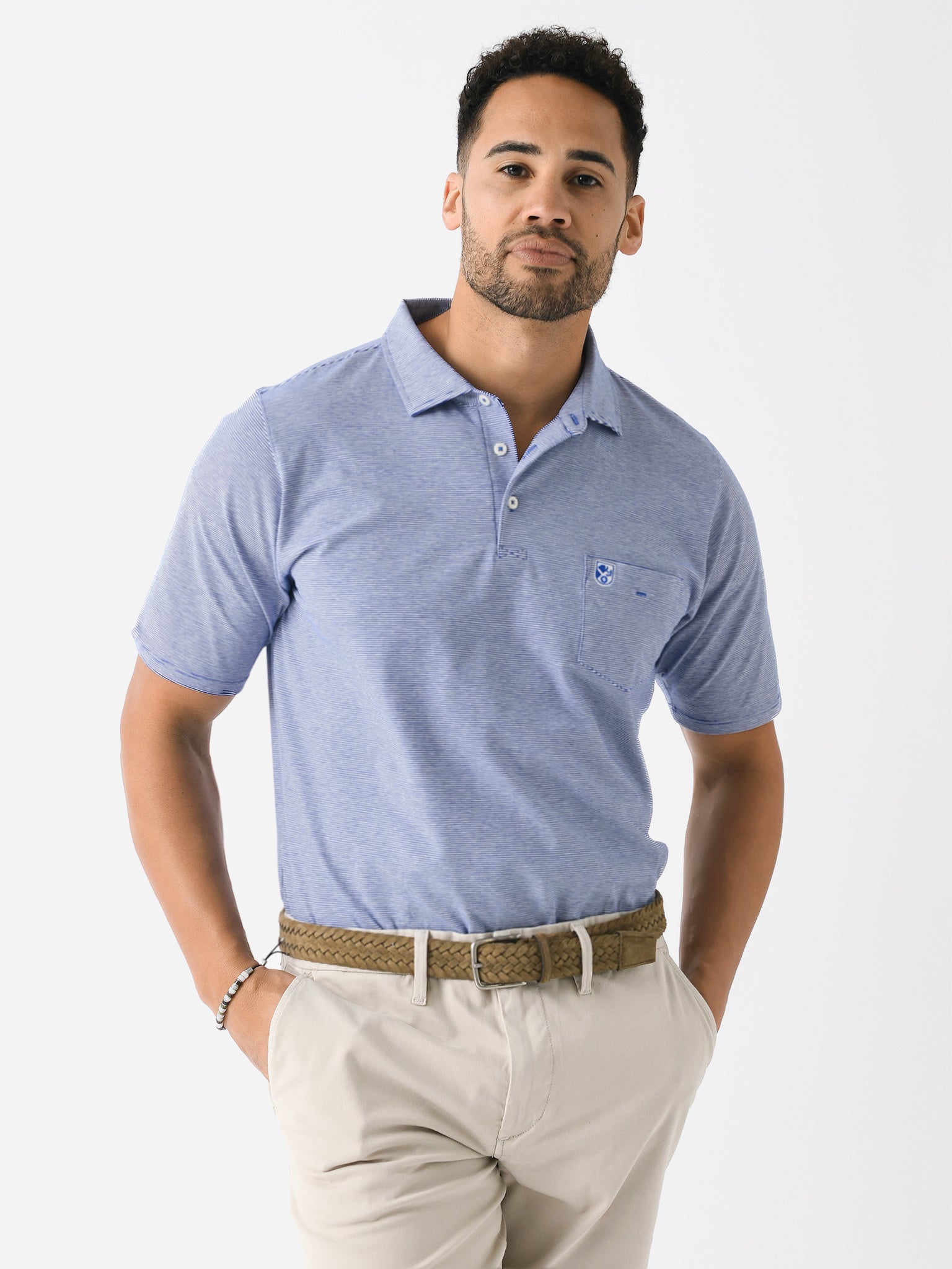B.Draddy Men's SB Embroidery Vin Polo | $135.00 | Saint Bernard