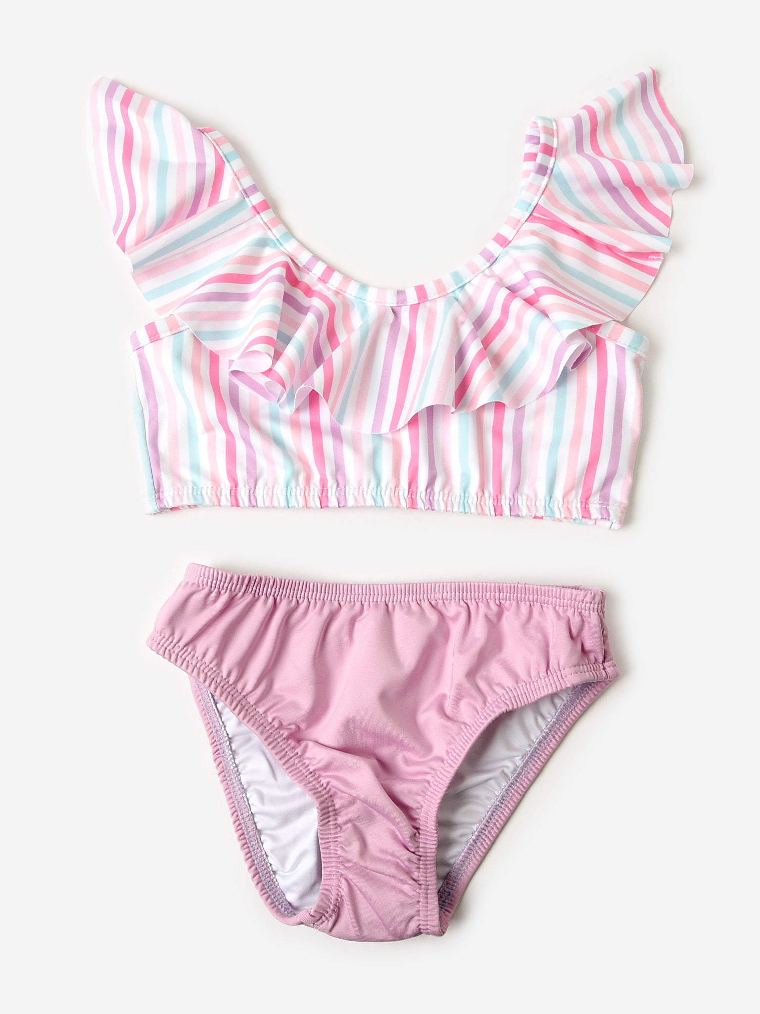 Be Elizabeth Girls' Ruffle Bikini Set | $72.00 | Saint Bernard