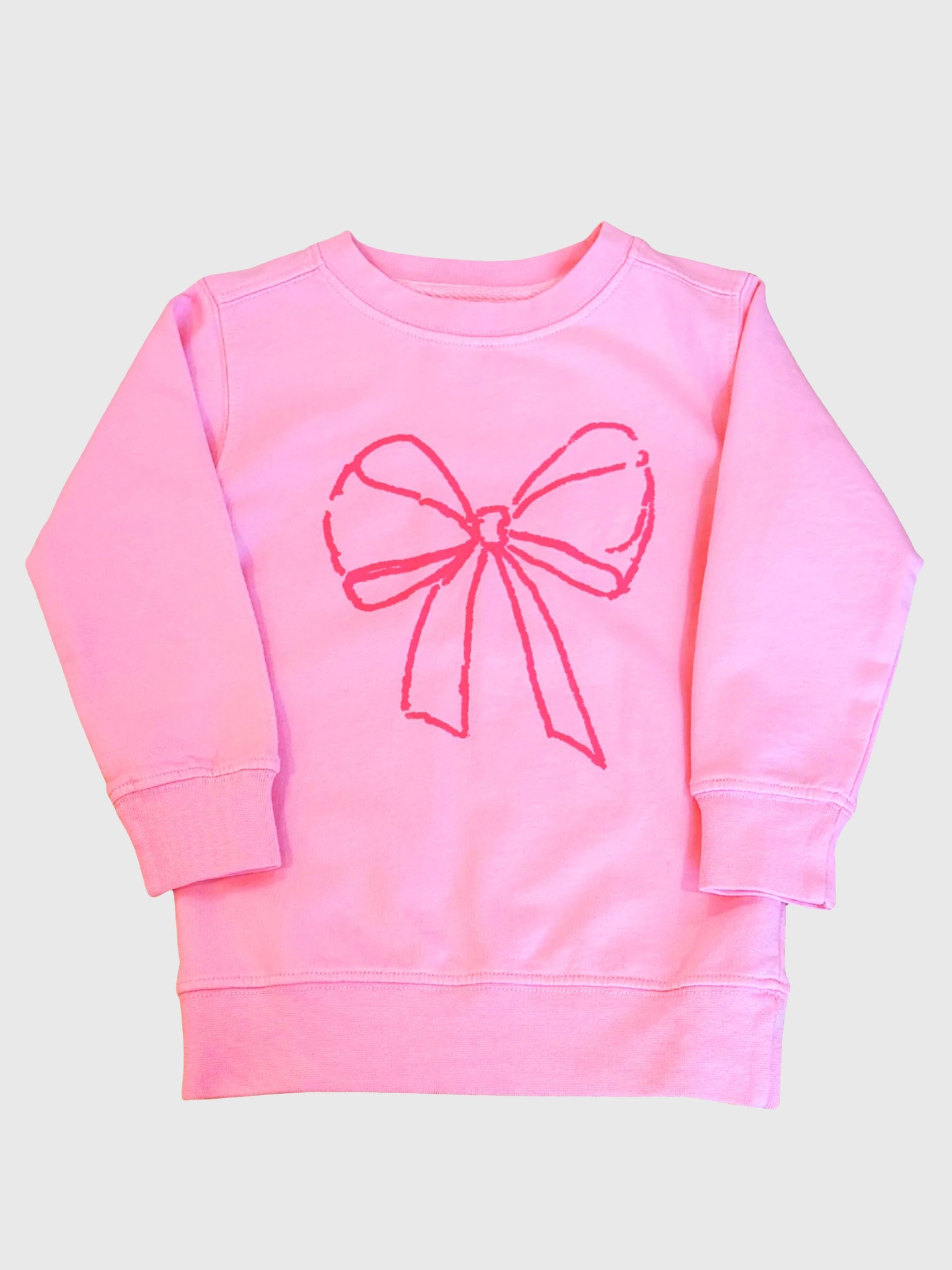 Mustard + Ketchup Kids Girls' Bow Sweatshirt – Saint Bernard