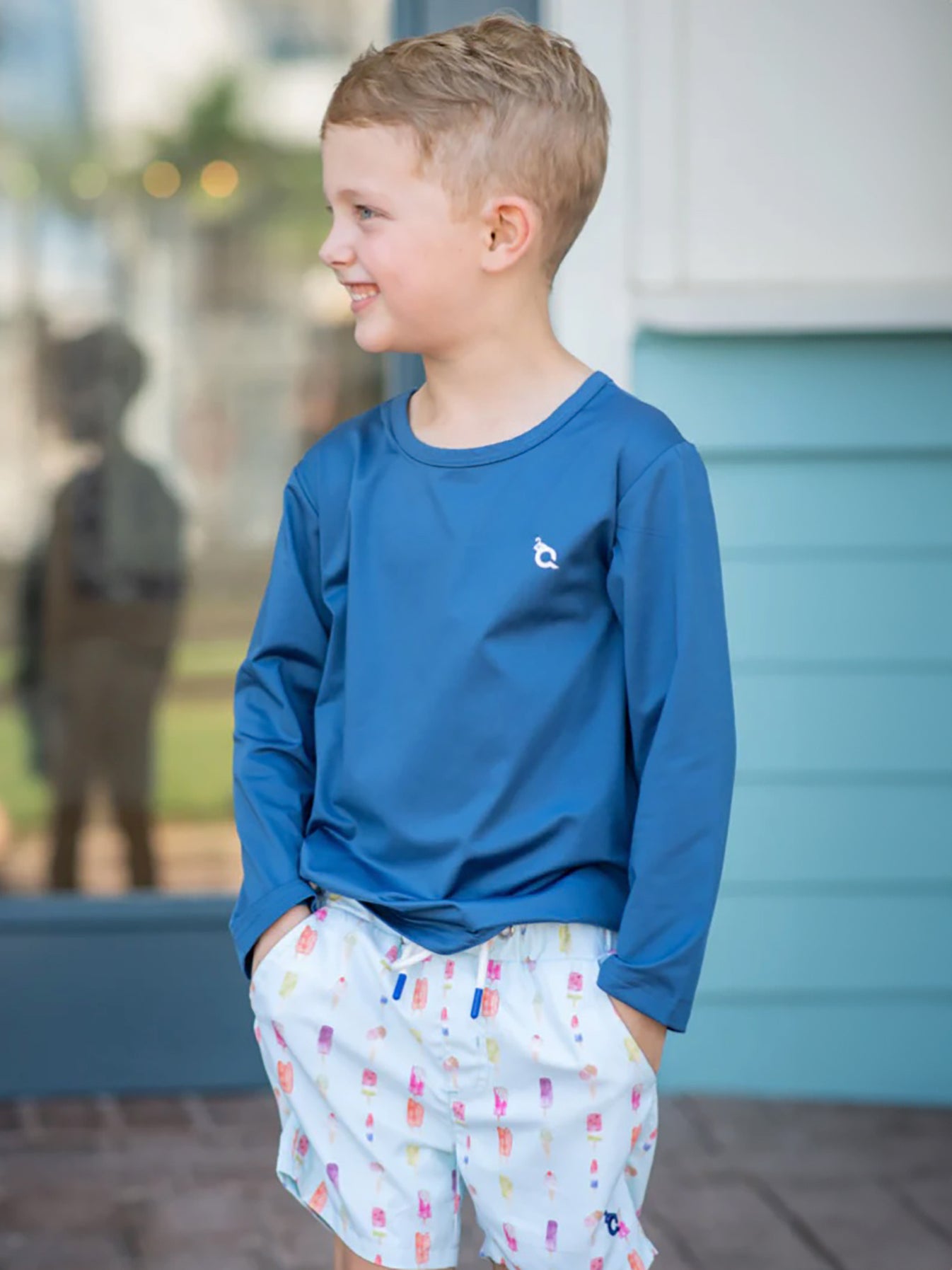 Blue Quail Boys' Rash Guard – saintbernard.com