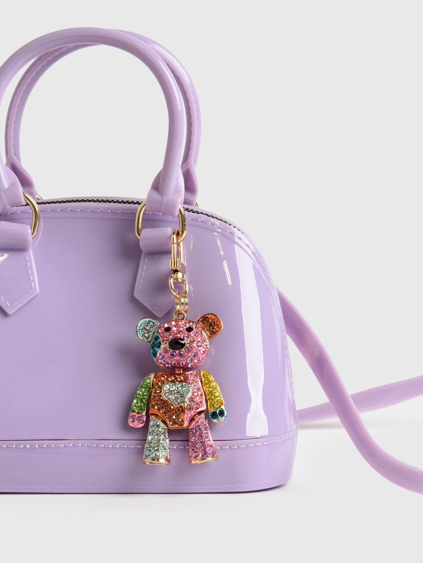 Carrying Kind Girls' Teddy Charm Cate Handbag | $44.00 | Saint Bernard