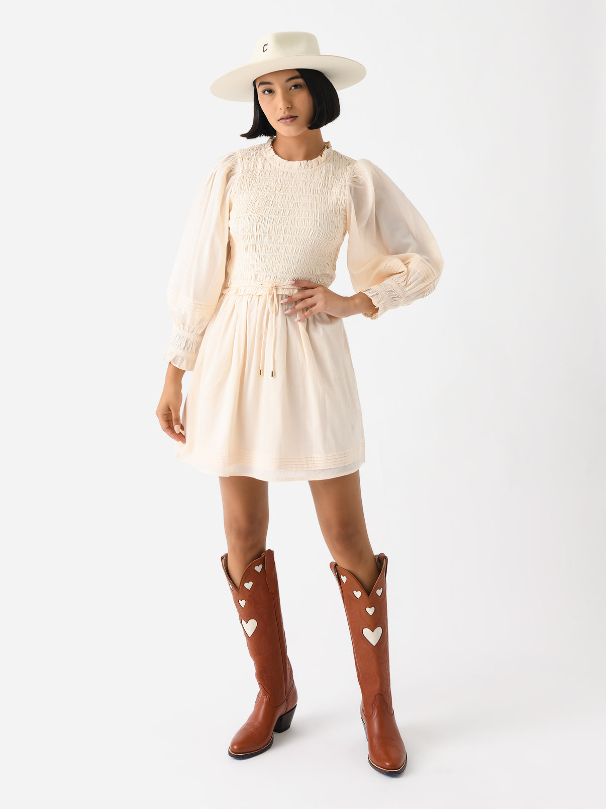 Cleobella Women's Brooke Mini Dress | $248.00 | Saint Bernard