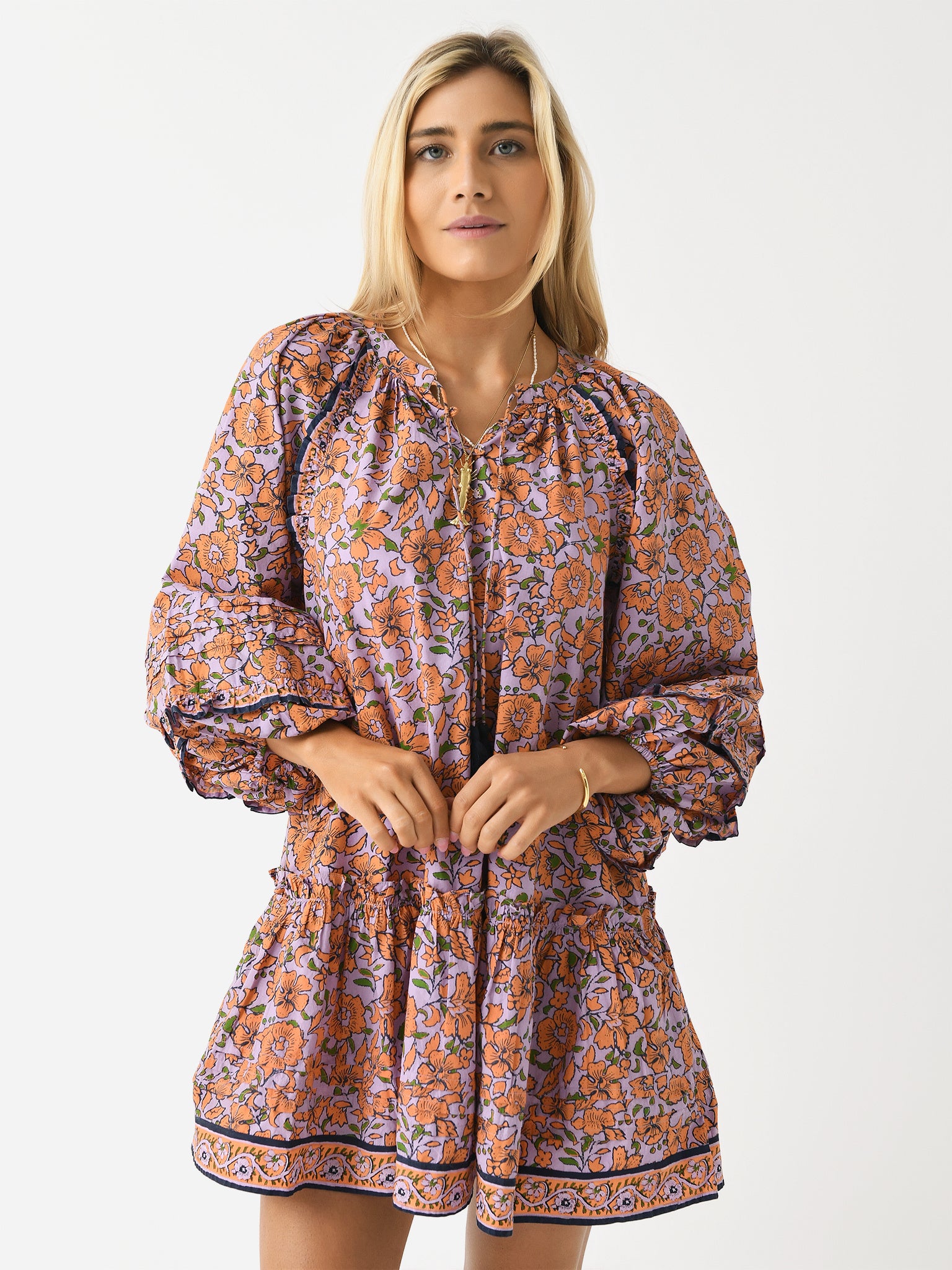 Cleobella Women's Jaclyn Mini Dress | $228.00 | Saint Bernard