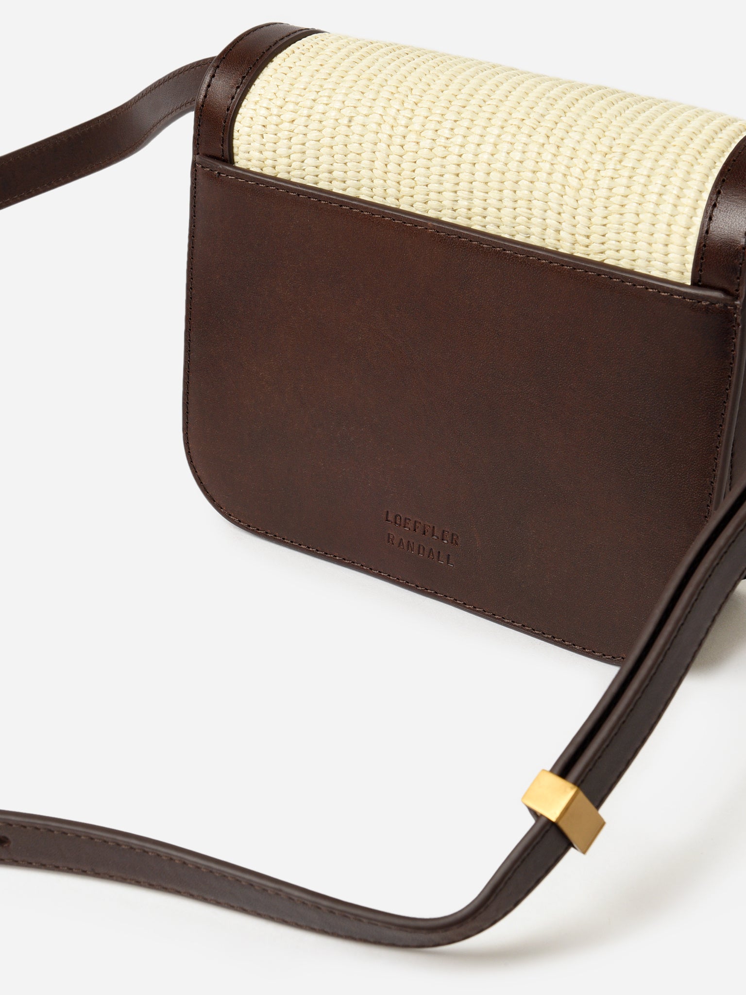 Loeffler Randall Desi Straw Crossbody Bag | $325.00 | Saint Bernard
