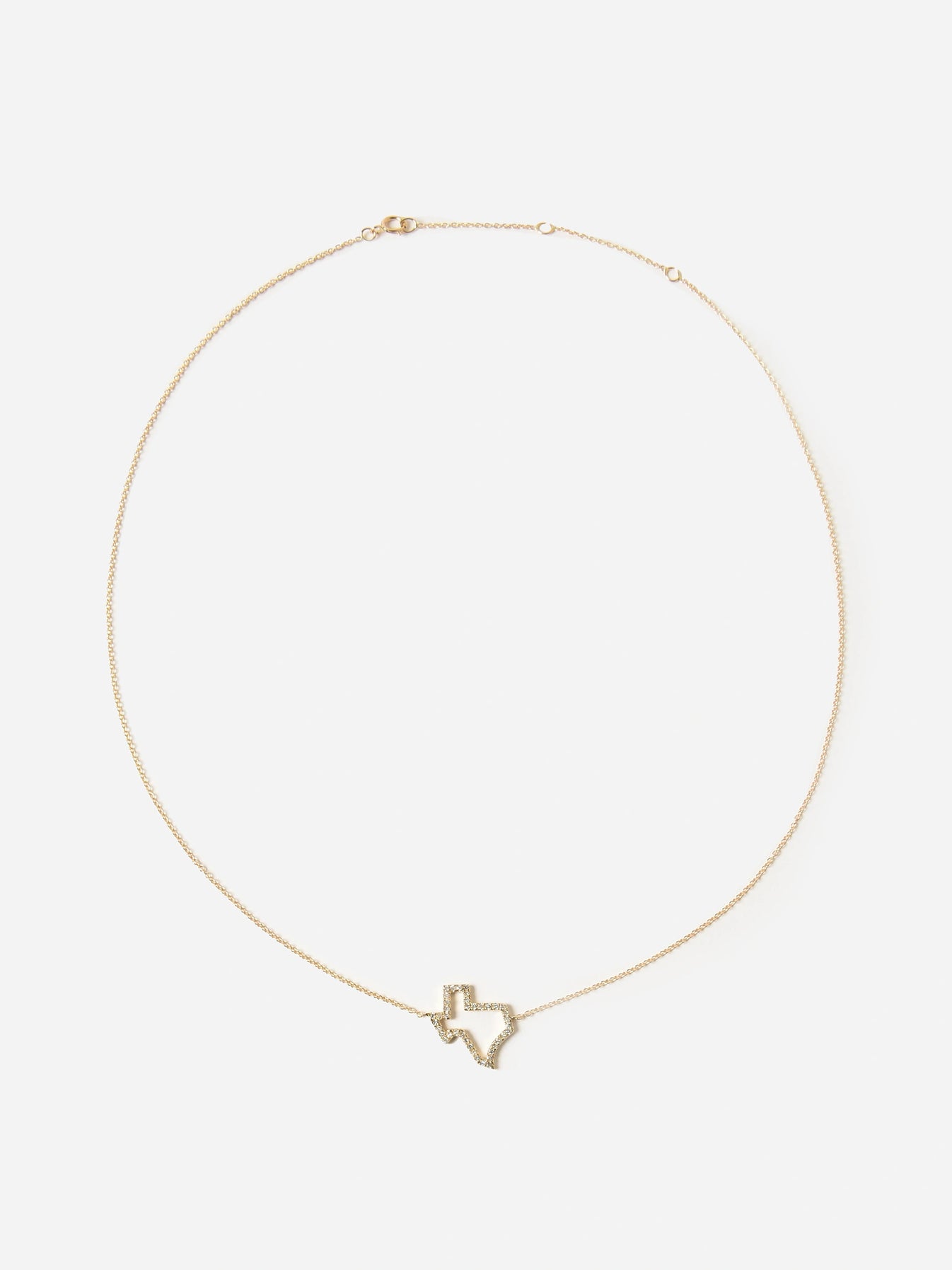 S. Bell Open Diamond Texas Necklace | $774.00 | Saint Bernard