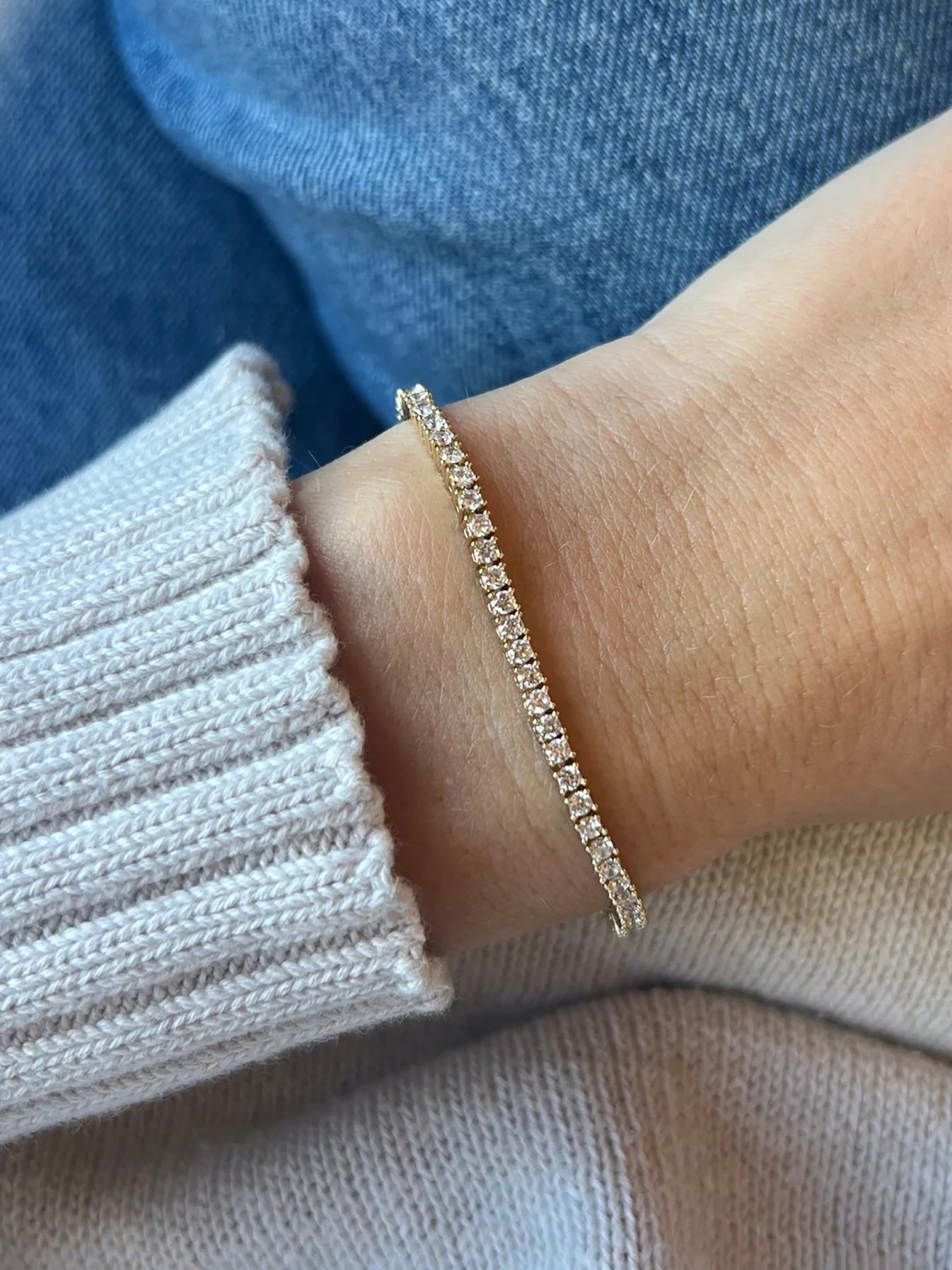 Alexa Leigh Everyday Tennis Bracelet | $105.00 | Saint Bernard