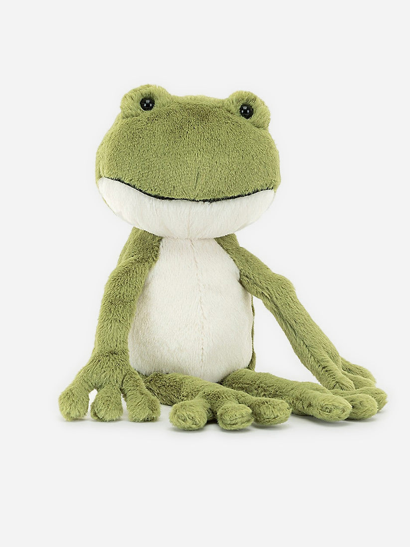 Jellycat Finnegan Frog Plush | $20.00 | Saint Bernard