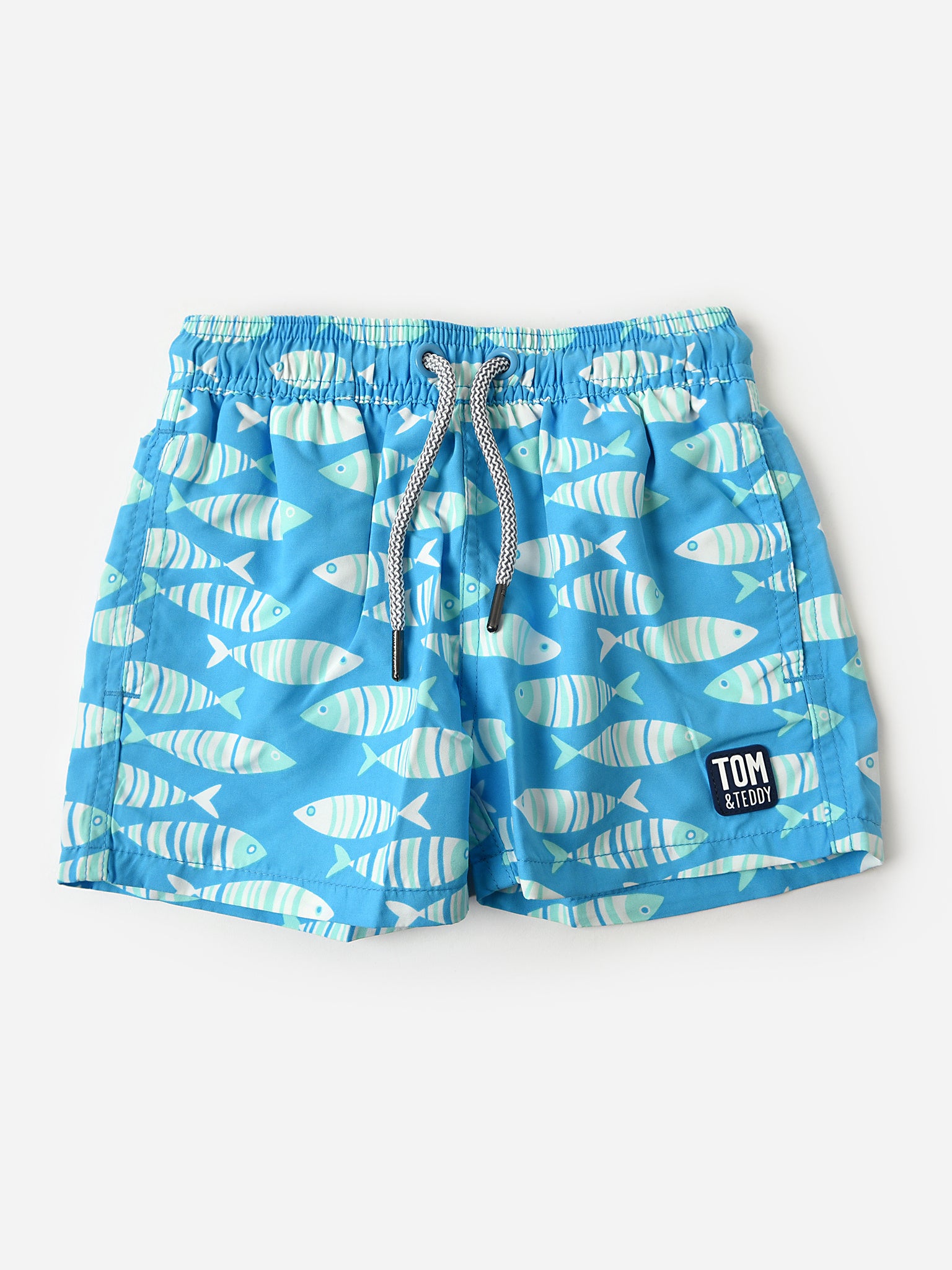 Tom + Teddy Boys' Fish Swim Trunk | $60.00 | Saint Bernard
