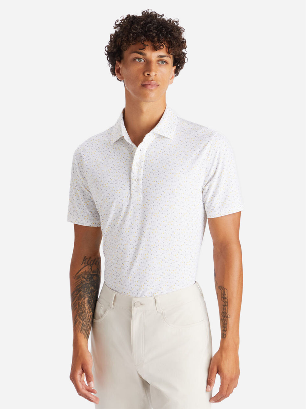 G/FORE Men's Aye Papi Tech Piqué Polo | $120.00 | Saint Bernard