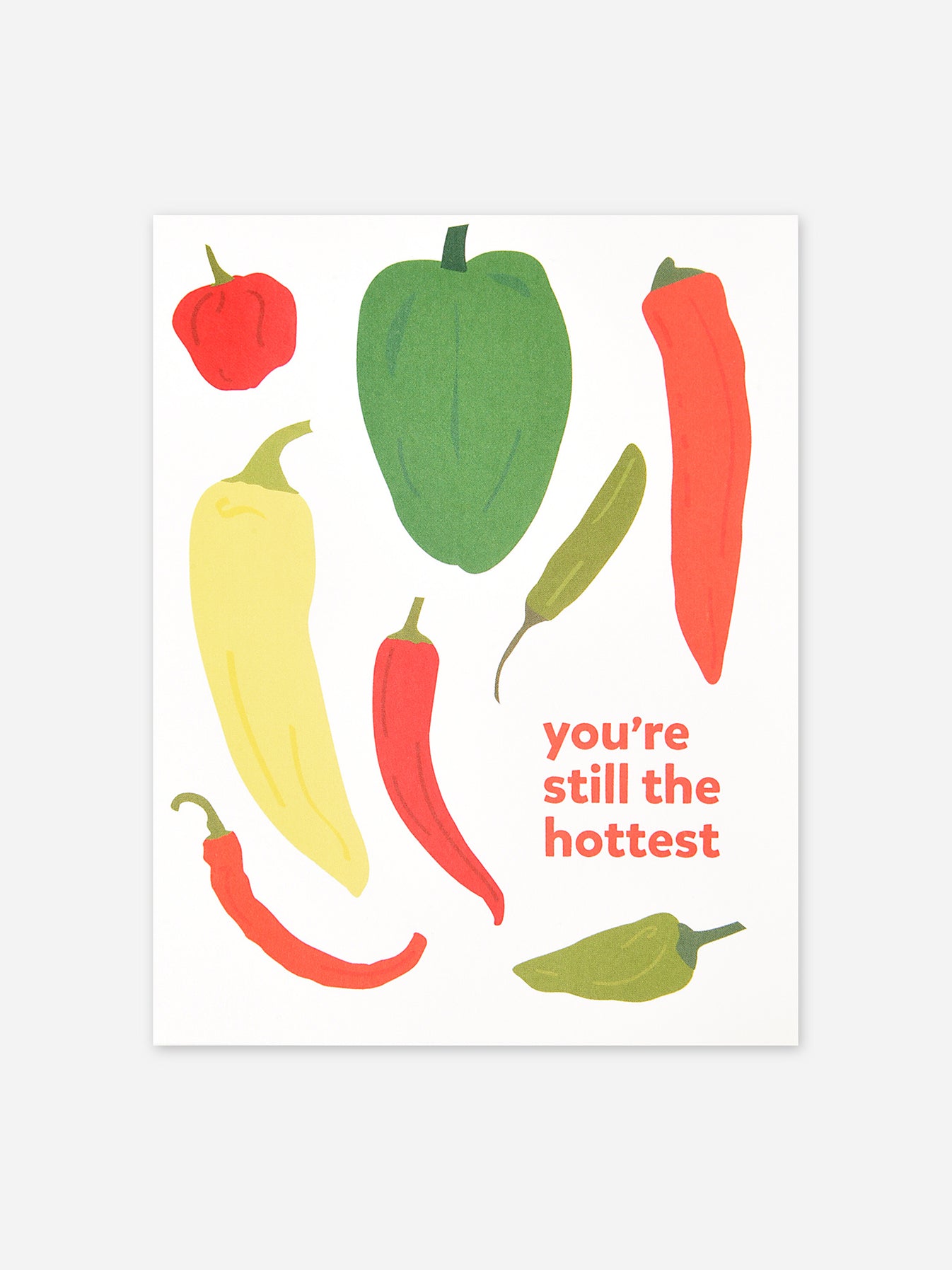 Graphic Anthology Hottest Chili Card | $5.50 | Saint Bernard