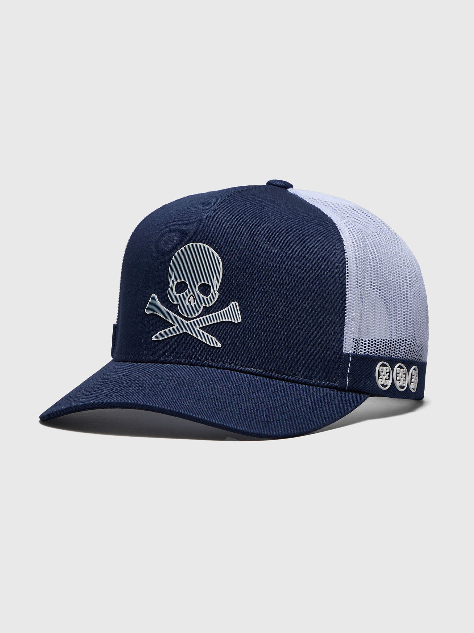 G/FORE Silicone Skull + Tees Trucker Hat | $45.00 | Saint Bernard