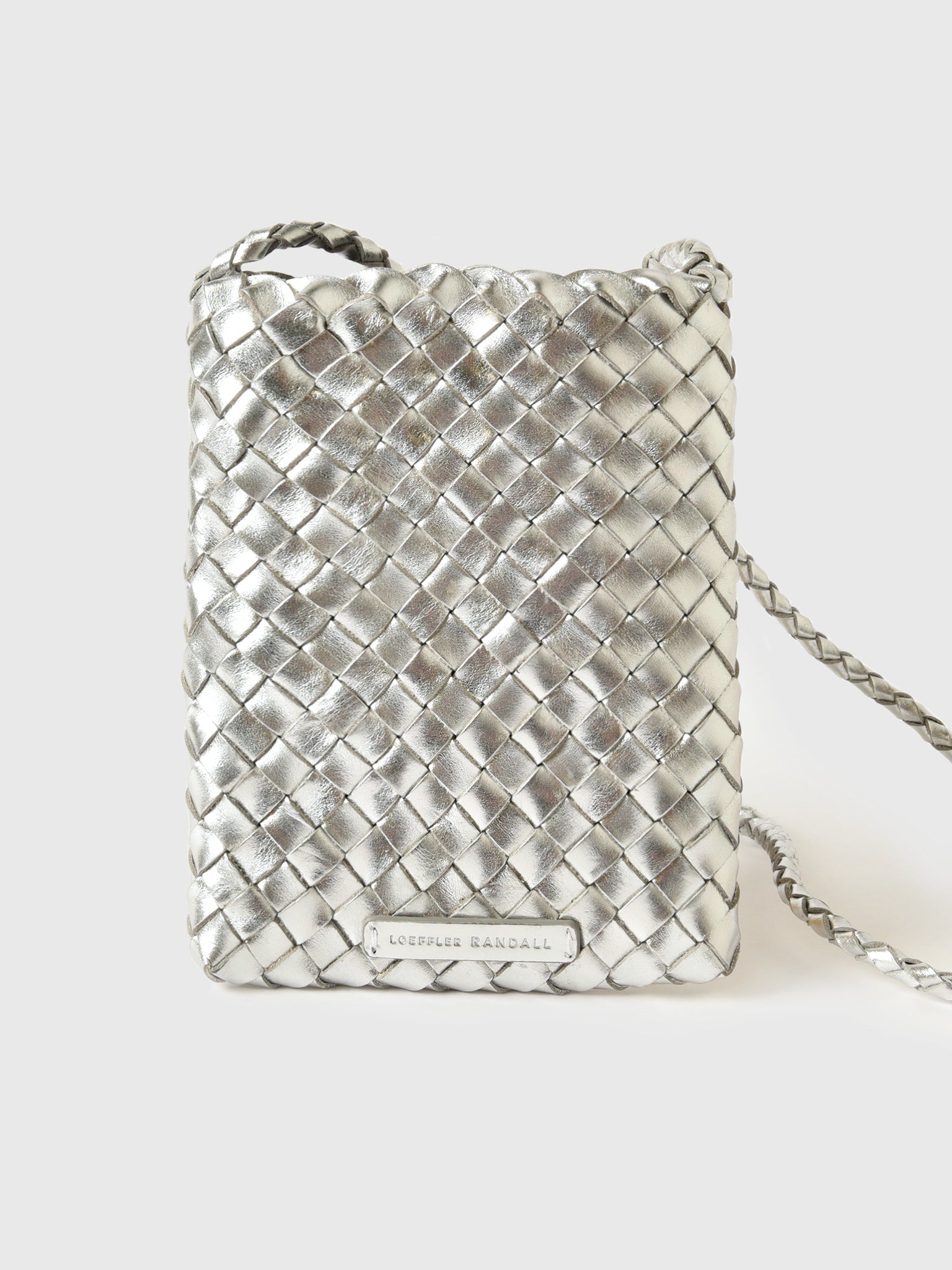 Loeffler Randall Grace Mini Woven Crossbody | $195.00 | Saint Bernard