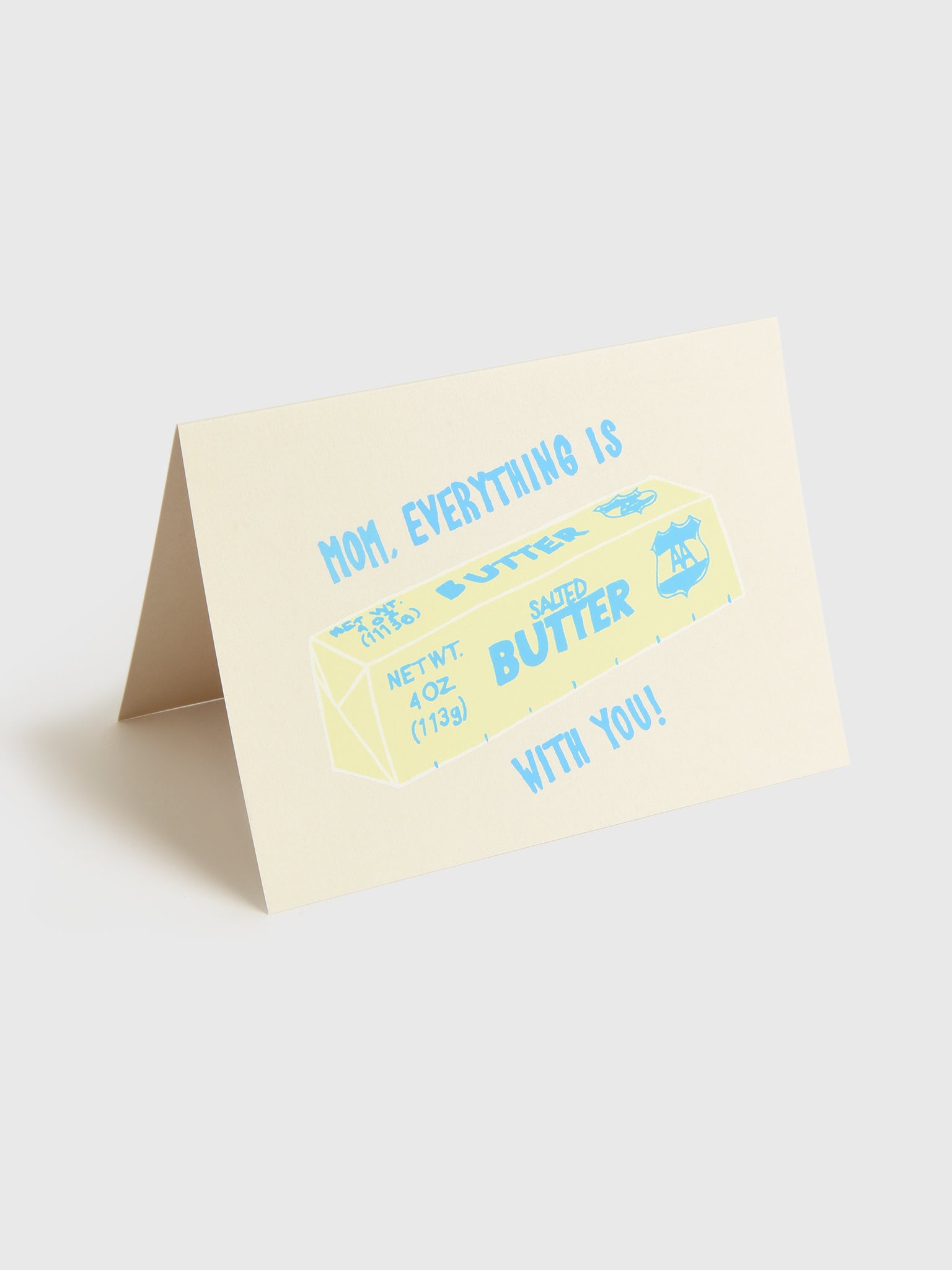 Alphabet Studios Mom Butter Card | $5.00 | Saint Bernard