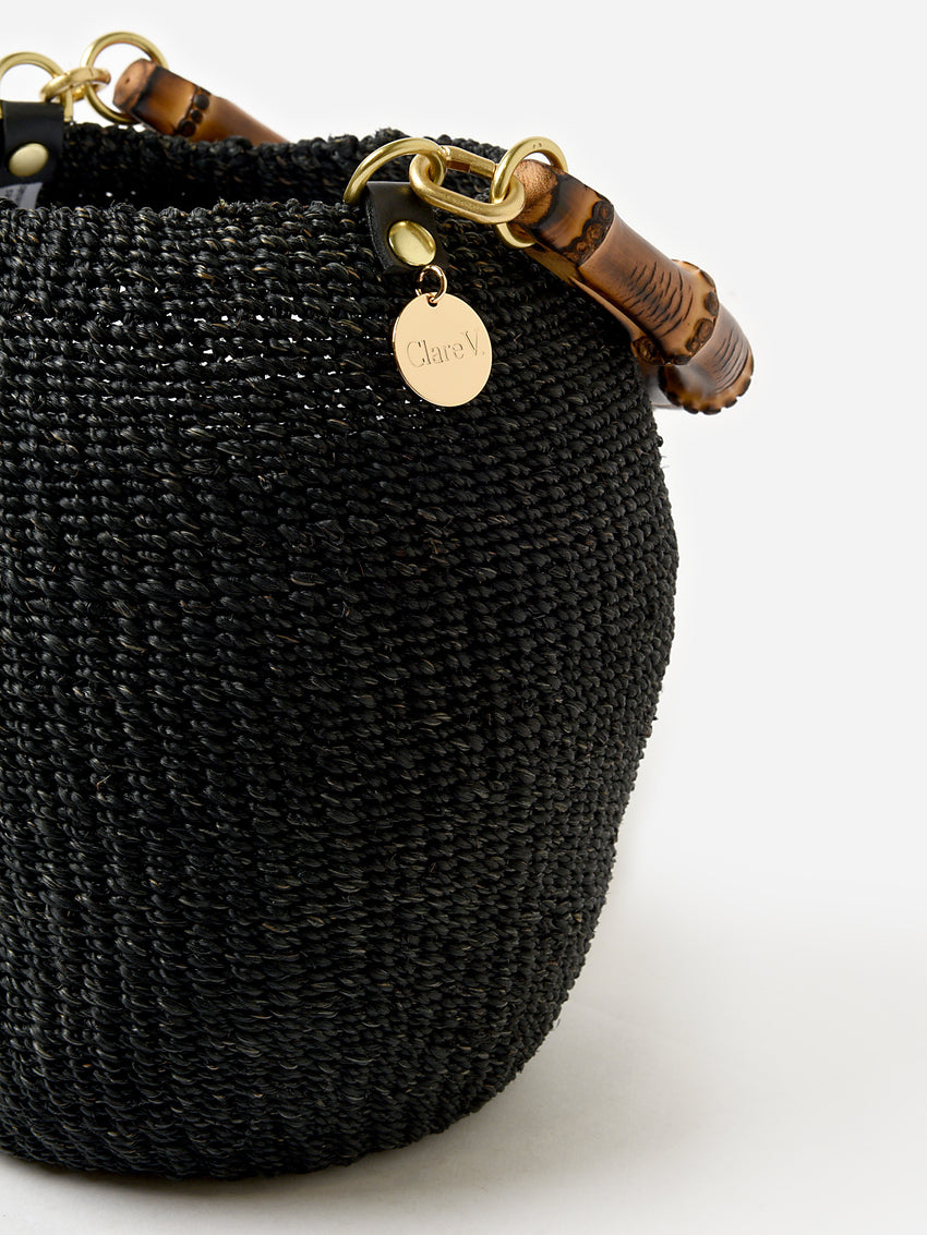 Clare V. Pot de Miel Basket Bag – Saint Bernard