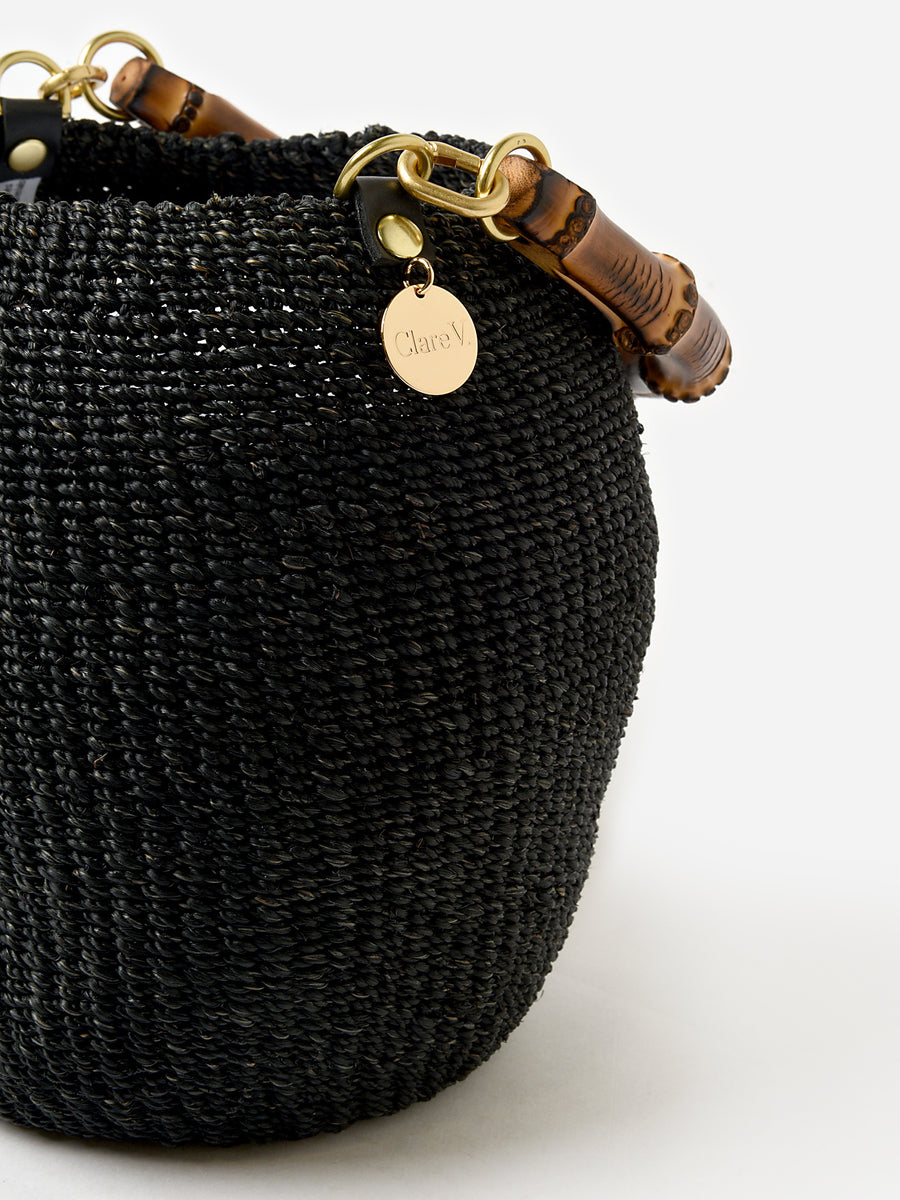 Clare V. Pot de Miel Basket Bag – Saint Bernard